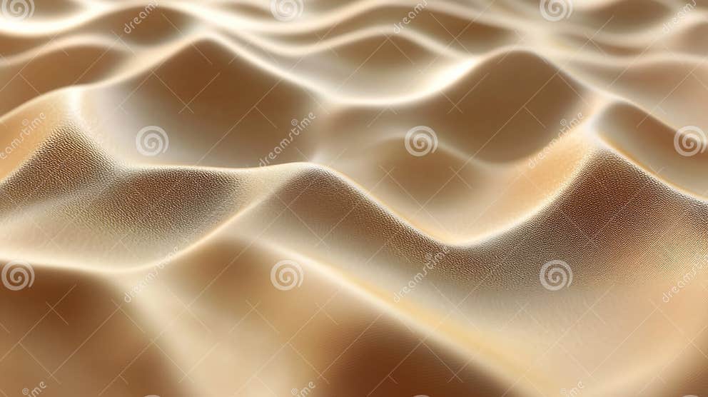 Abstract Beige Wavy Textured Surface Background Stock Illustration ...