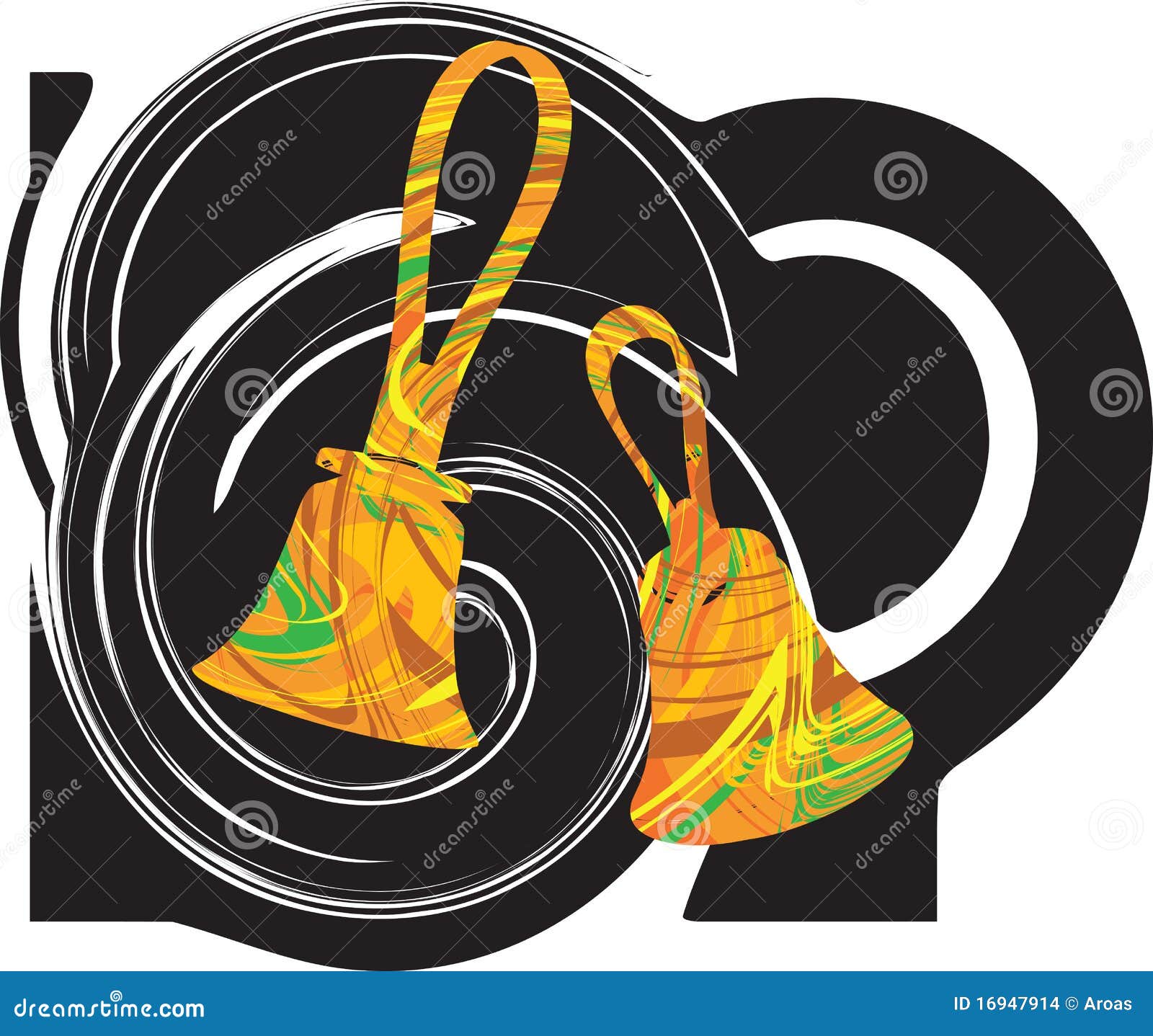 Abstract Bells Illustration Stock Vector - Illustration of accords ...