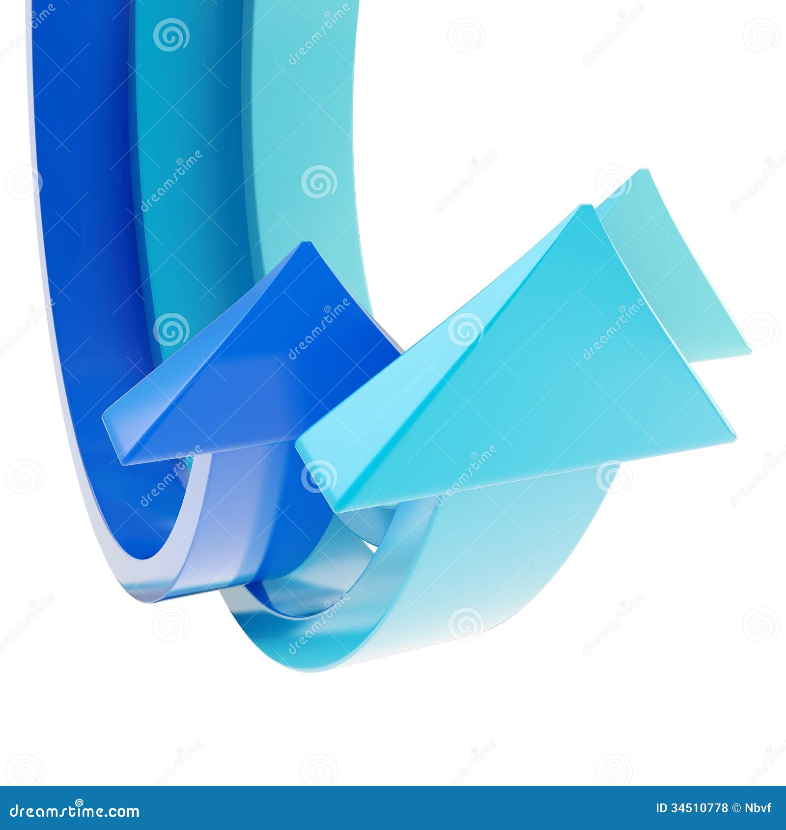 Red Bend Arrow Stock Image | CartoonDealer.com #31500691