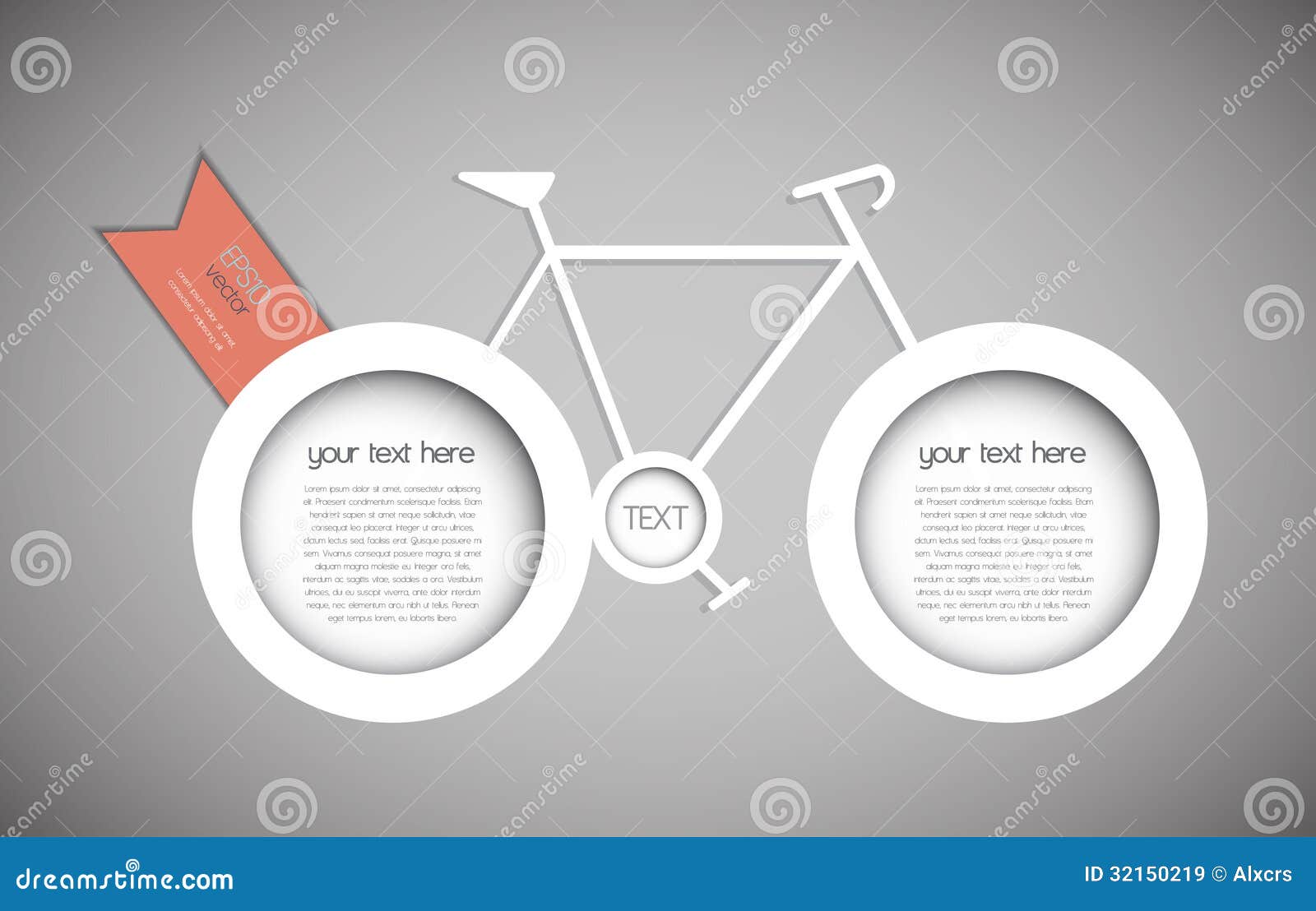 Abstract bicycle stock vector. Illustration of banner - 32150219