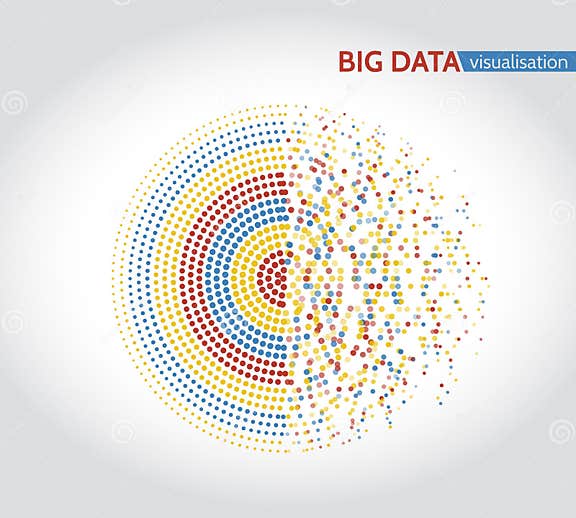 Abstract Big Data Machine Learning Algorithms. Stock Vector ...