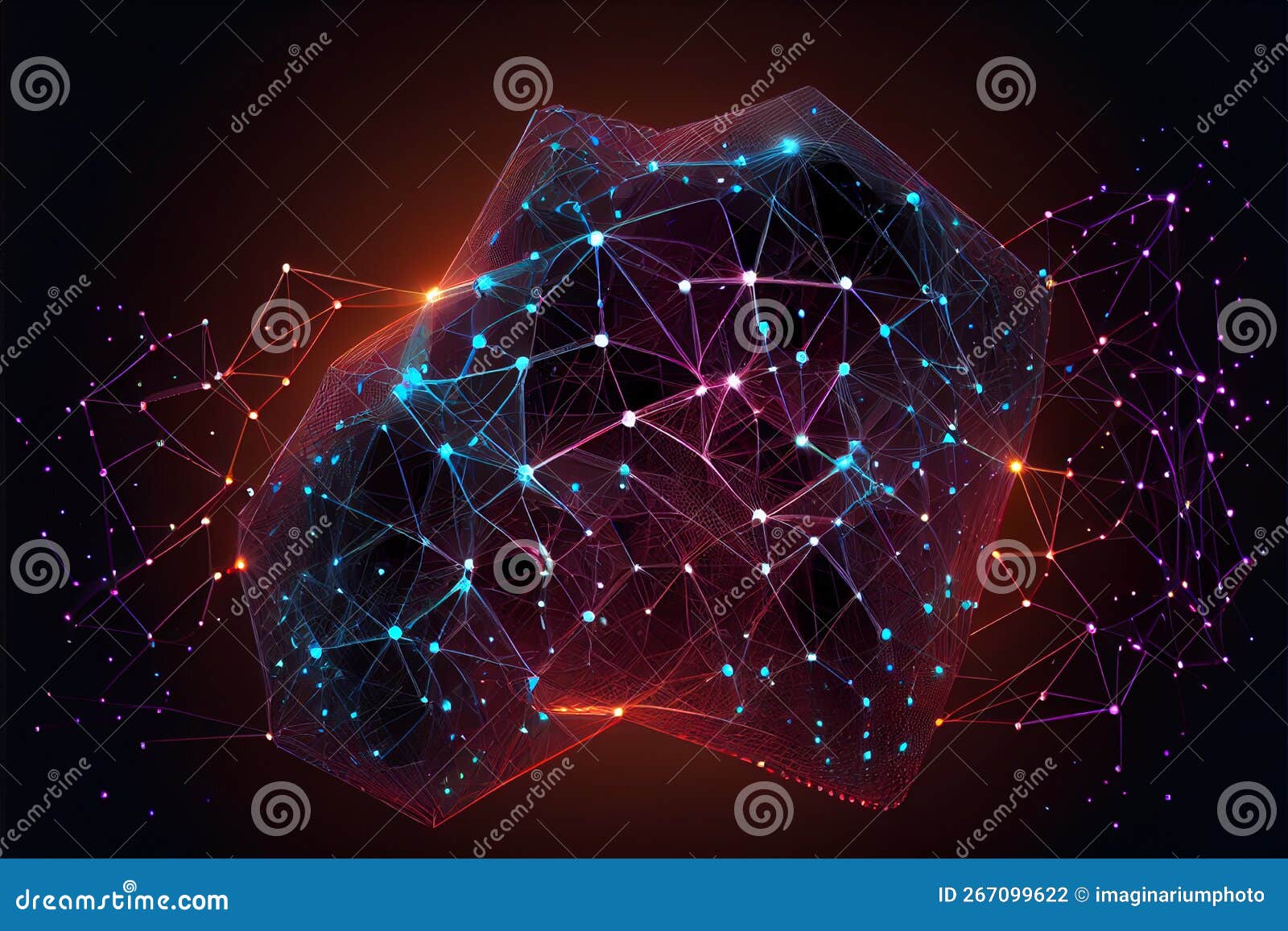 Abstract Big Data Visualization Stock Illustration Illustration Of Analysis Energy 267099622