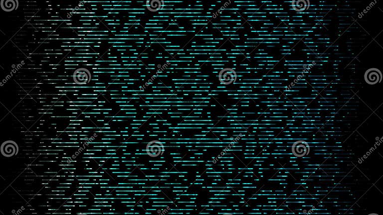 Abstract Big Data Visualization. Blue Flow of Data As Numbers Strings. Information Code ...