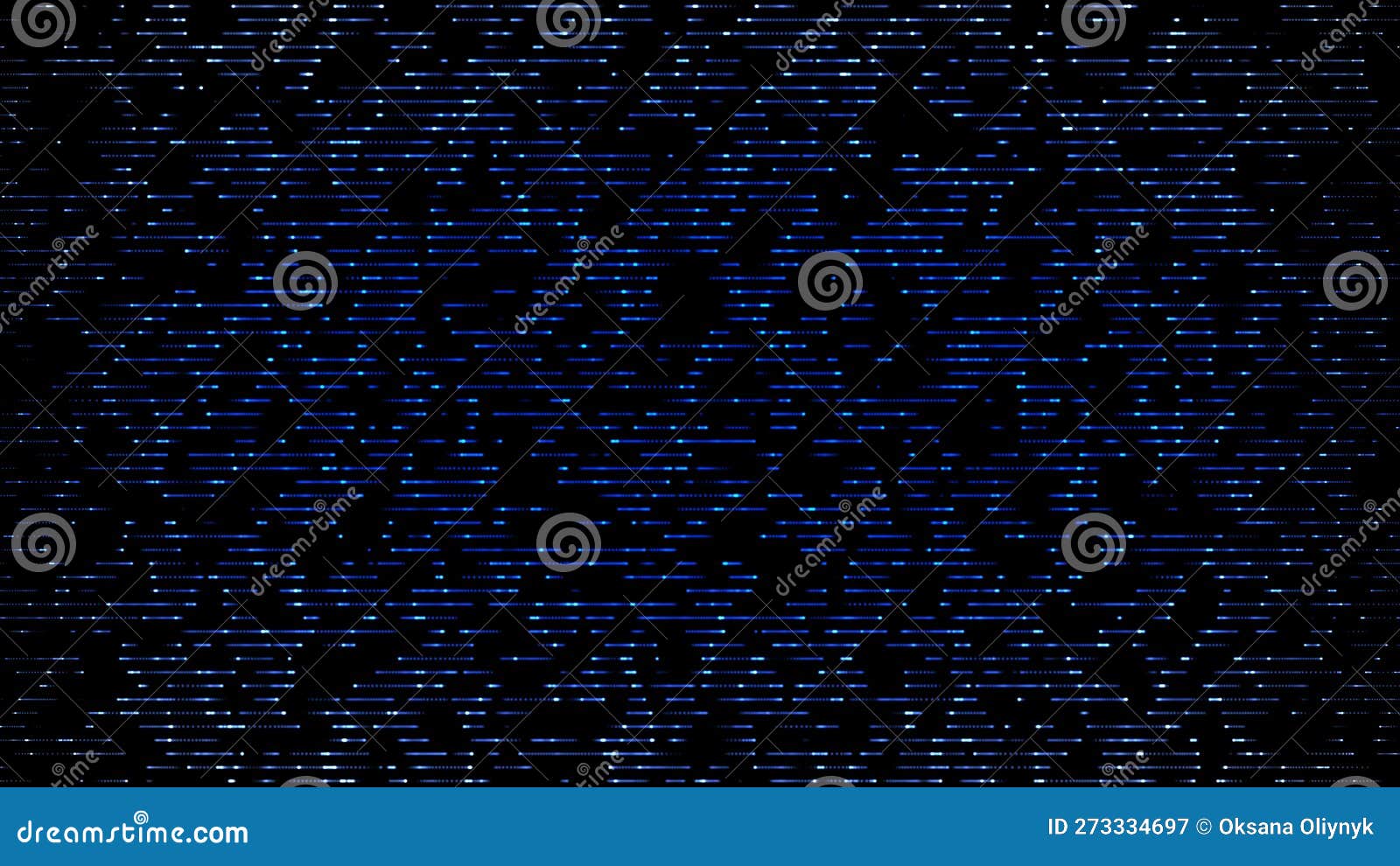 Abstract Big Data Visualization Blue Flow Of Data As Numbers Strings Information Code