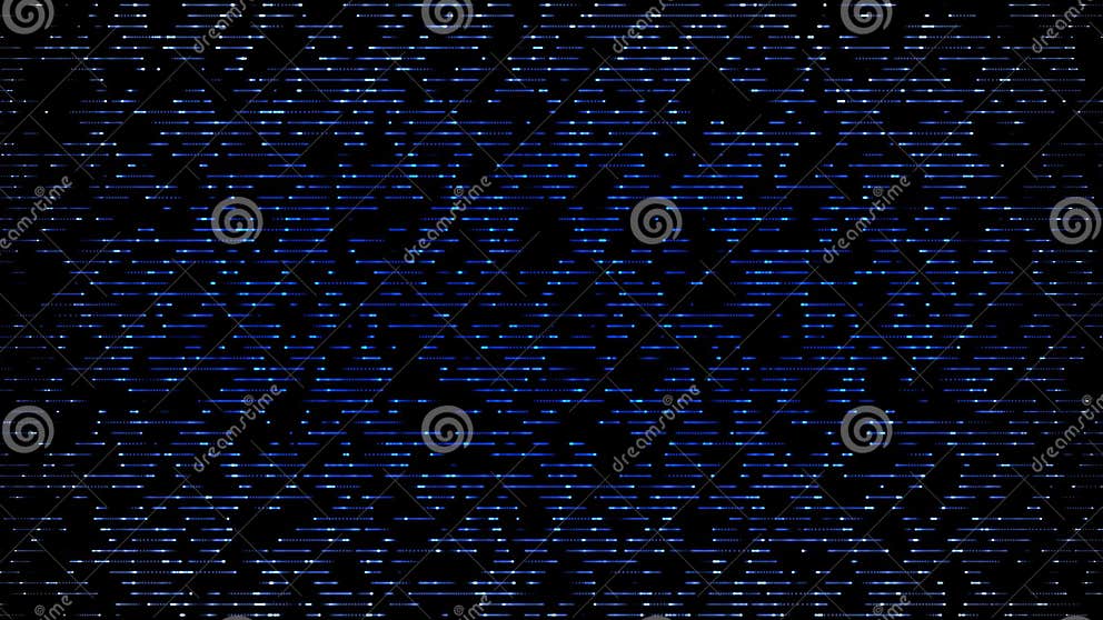 Abstract Big Data Visualization. Blue Flow of Data As Numbers Strings. Information Code ...
