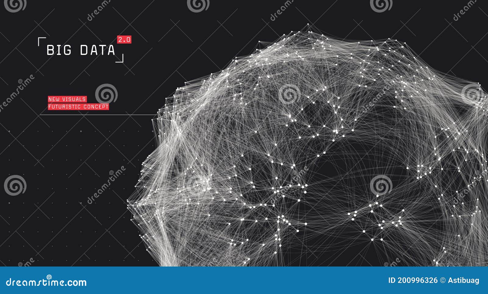 Abstract Big Data Visualization Cluster Analysis Cloud Data Storage