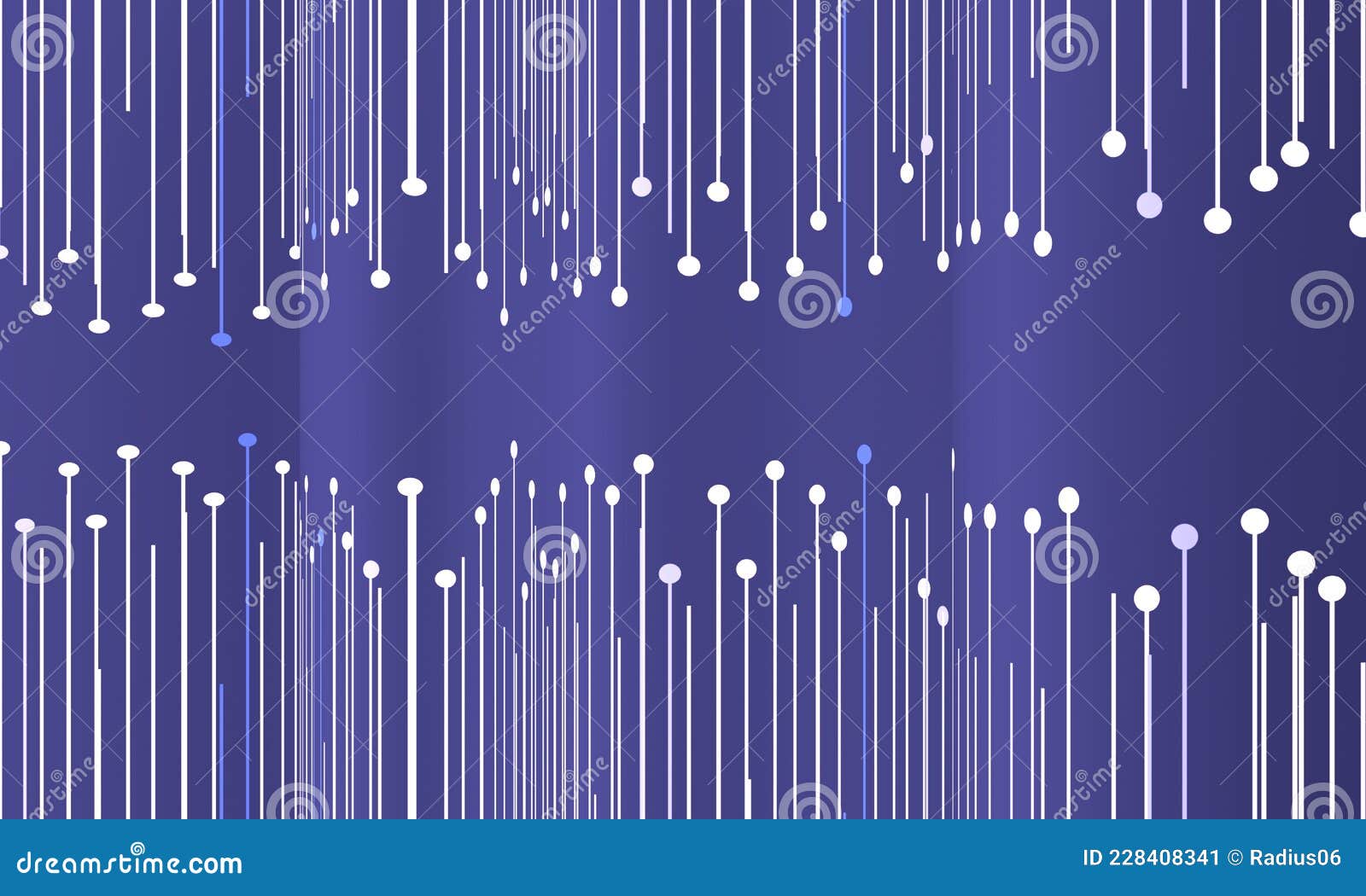 Big Data Concept. Texture on Waved Surface Stock Illustration ...