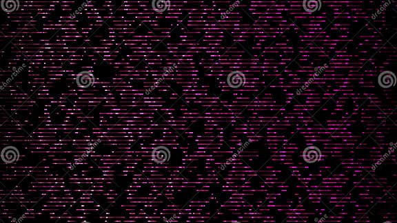 Abstract Big Data Visualization. Red Flow of Data As Numbers Strings. Information Code ...