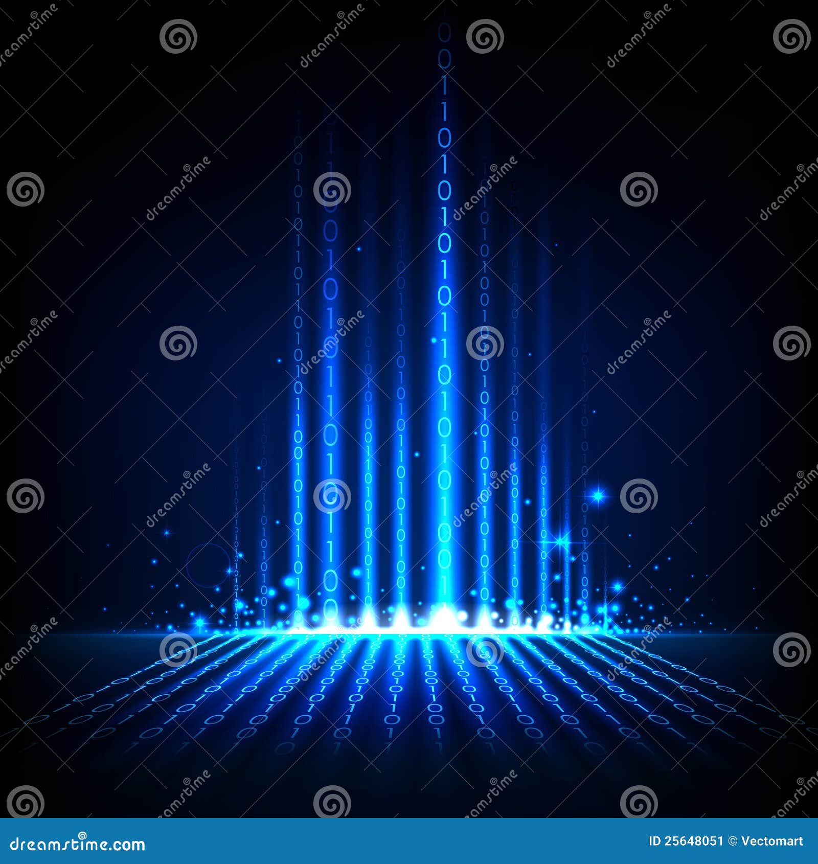 Abstract Binary Background stock vector. Illustration of graphic - 25648051