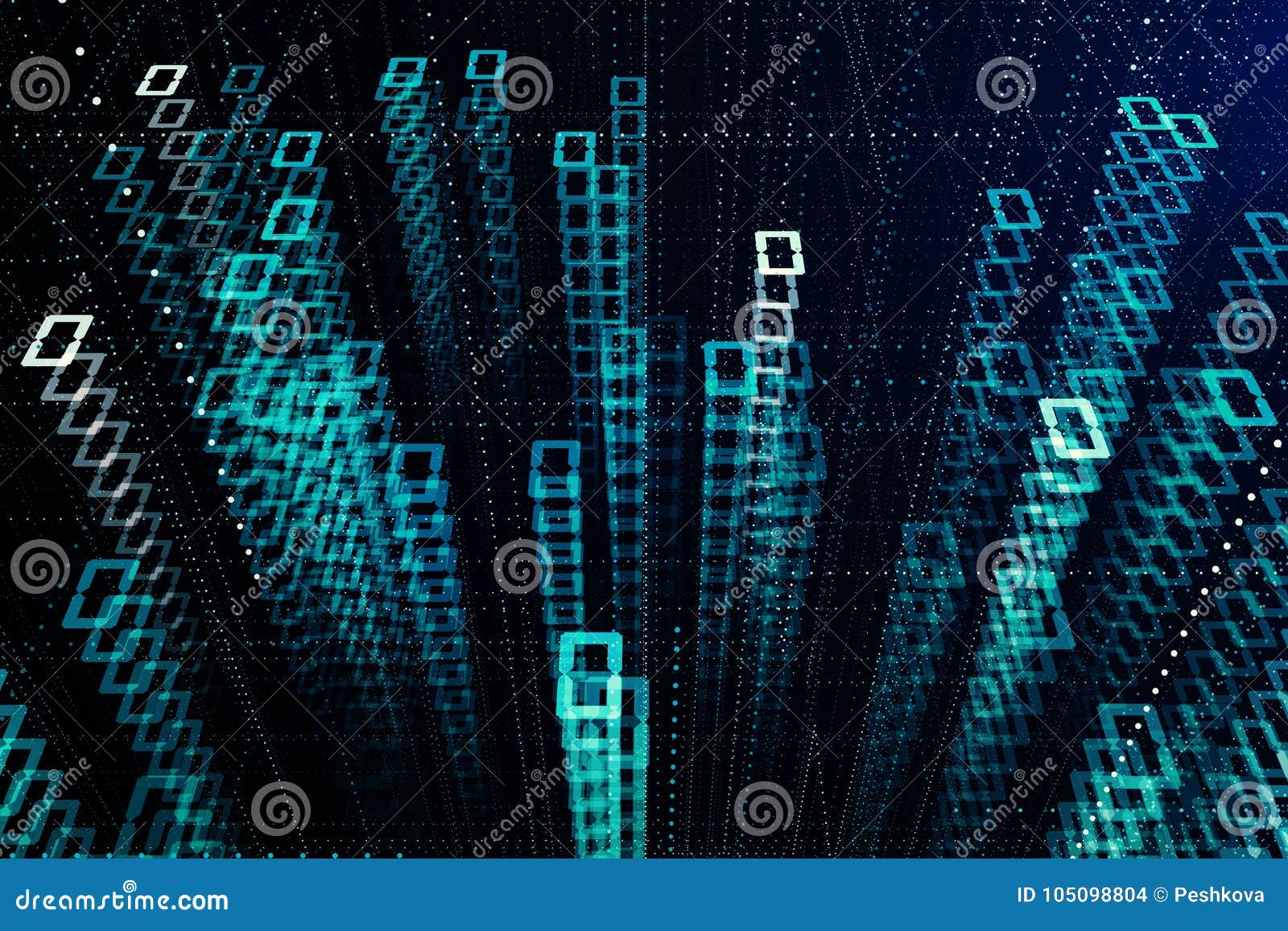 Binary Code Backdrop Stock Illustration Illustration Of Lines 105098804