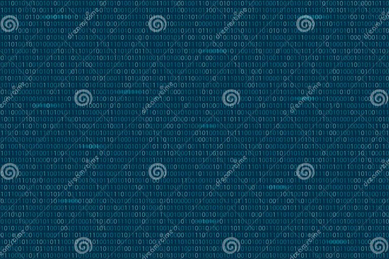 Abstract Binary Code Background. Digital Technology Wallpaper Stock ...