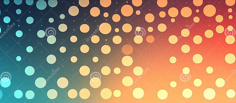 Abstract Binary Code Background, Dots Geometric Shapes, Round Circles ...