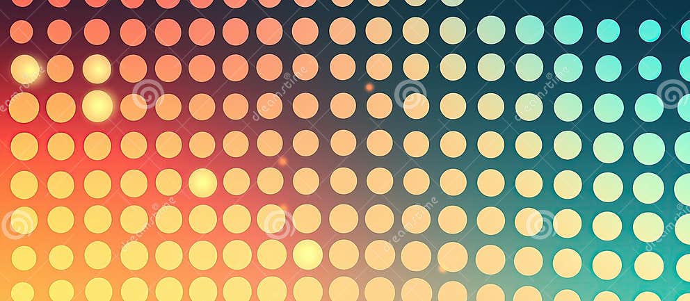 Abstract Binary Code Background, Dots Geometric Shapes, Round Circles ...