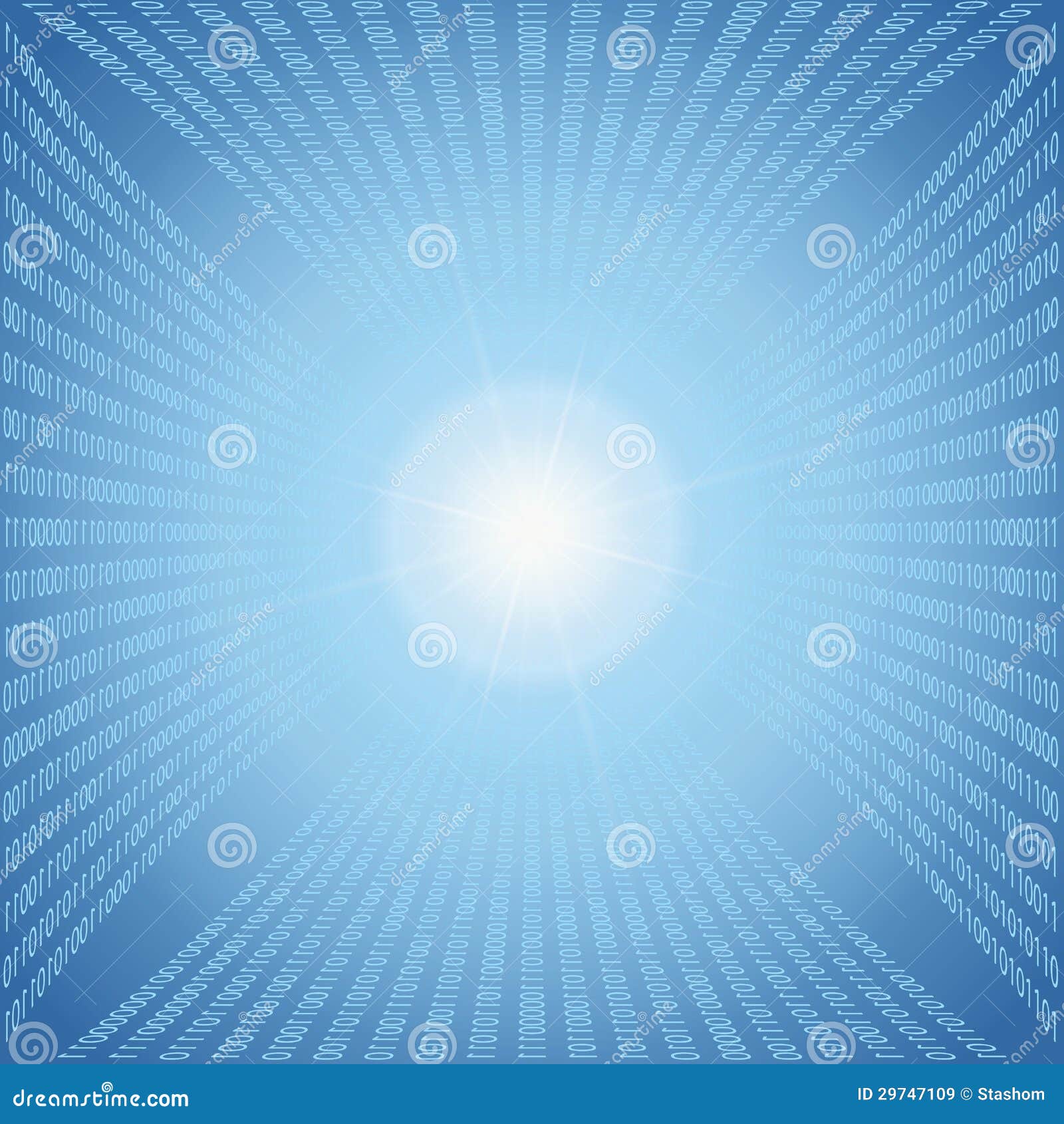 Abstract Binary Code Background Stock Vector Illustration Of Abstract