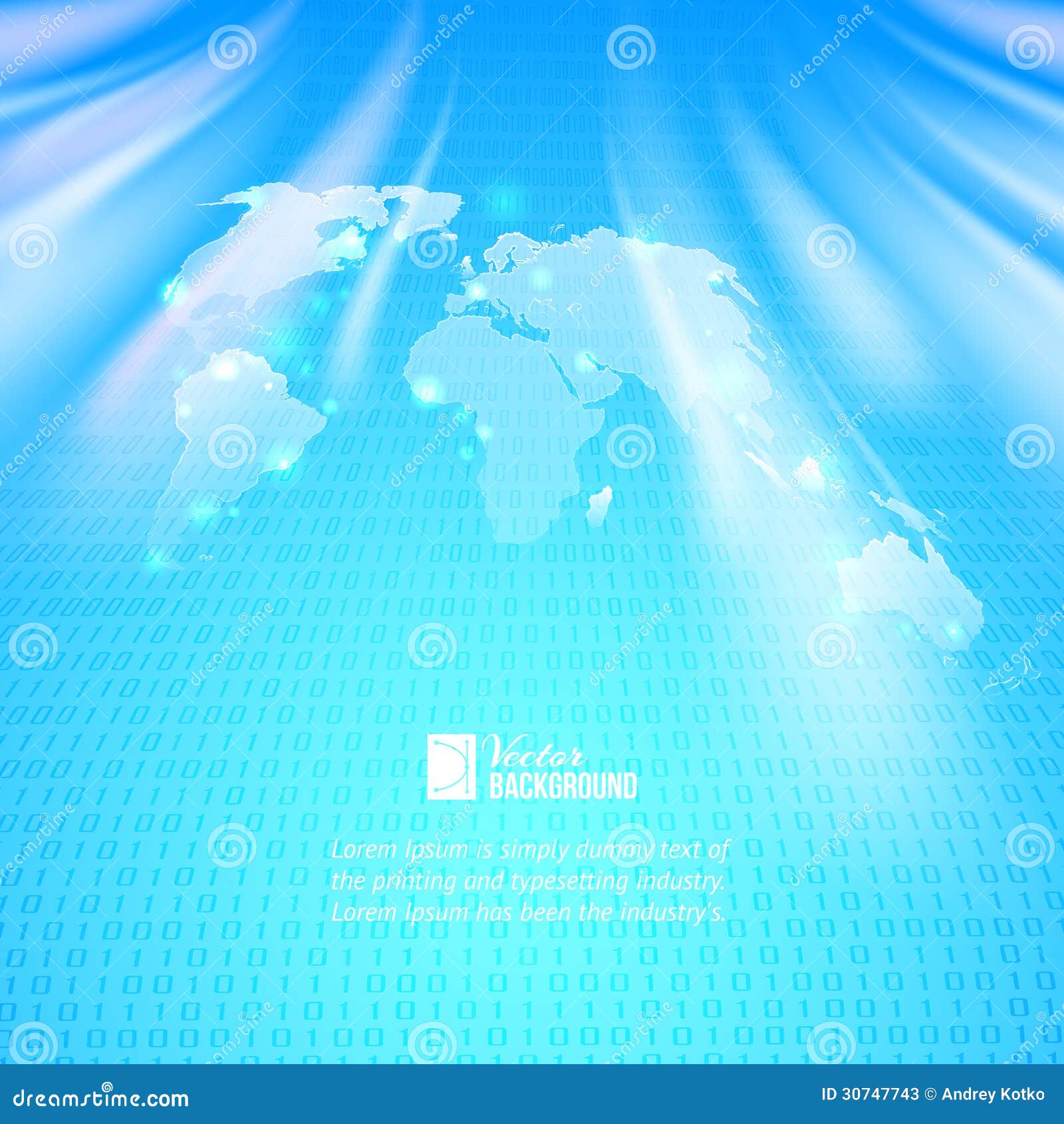 Abstract Binary Code Background with World Map Stock Vector ... Abstract Binary Code Background with World Map Stock Vector ...