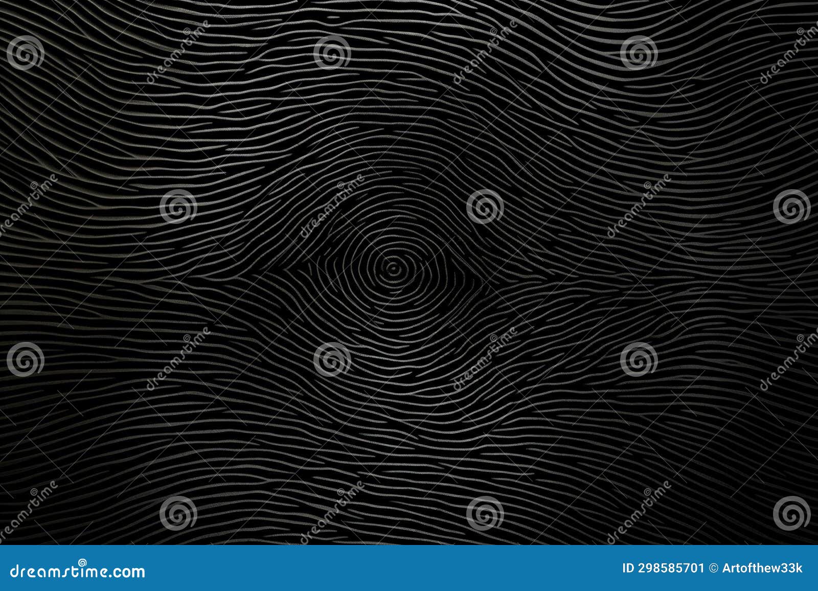 Abstract Binary Fingerprint: Intricate Lines & Curves in Black and ...