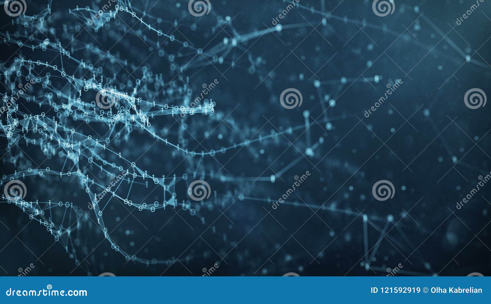 Abstract Motion Background - Digital Binary Plexus Data Networks Stock Video - Video of ...