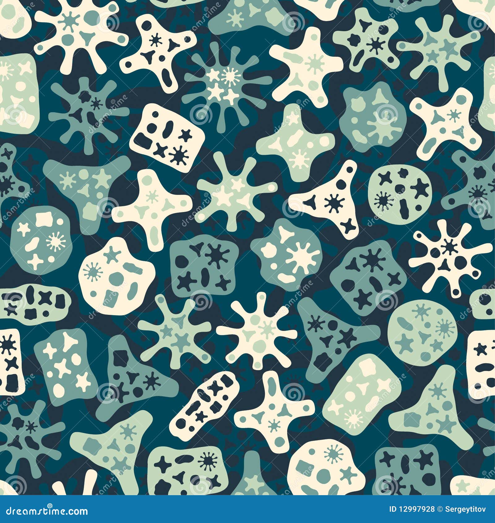 Abstract bio figures stock vector. Illustration of ornate - 12997928