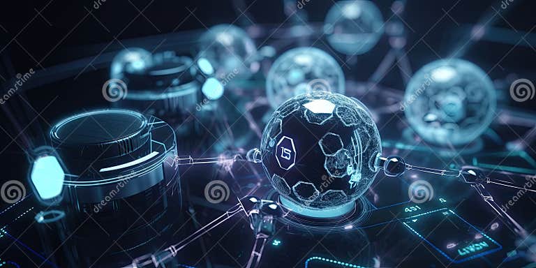 Abstract Biotechnology Wallpaper. Stock Illustration - Illustration of ...