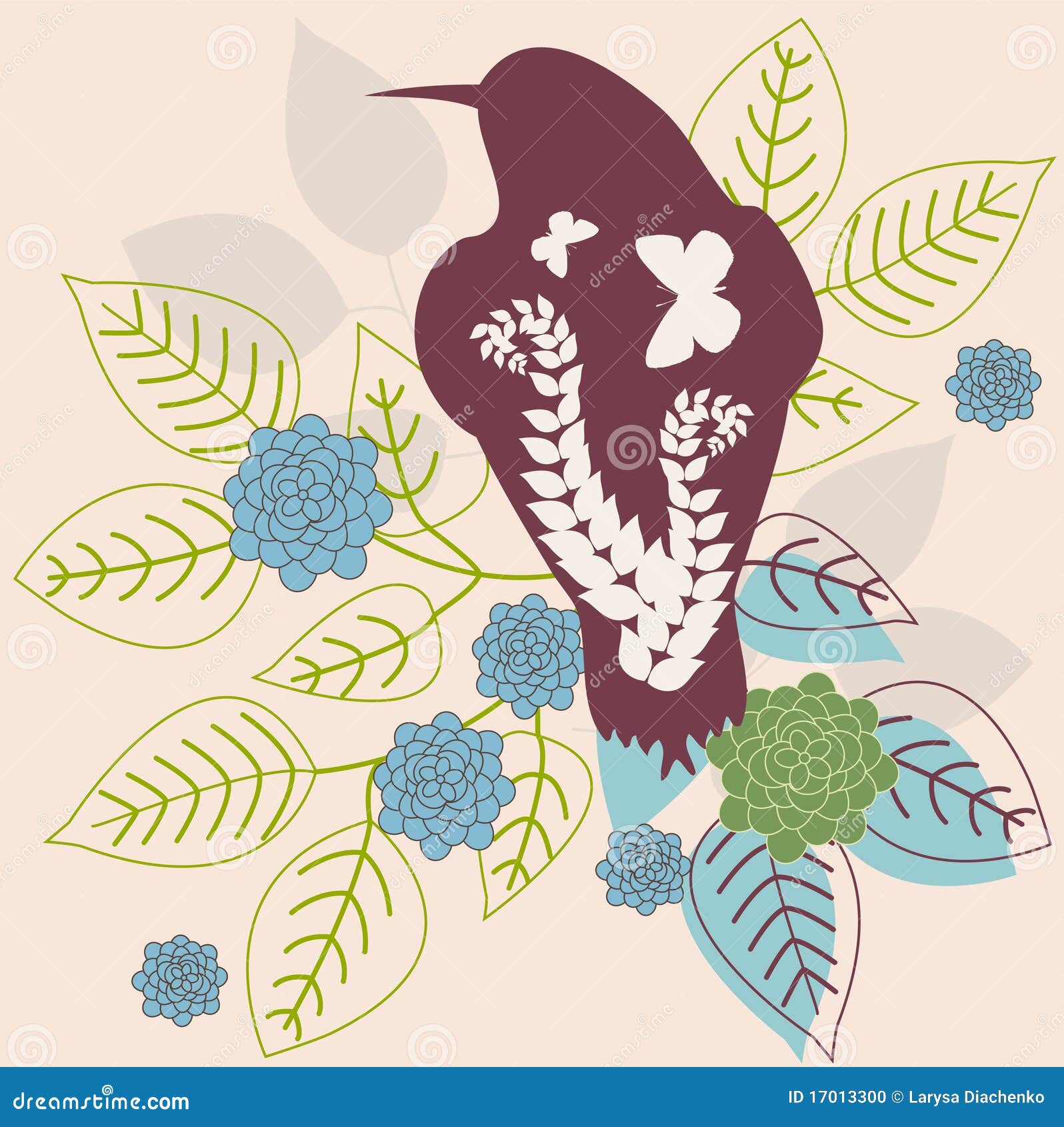 Abstract bird stock vector. Illustration of greeting - 17013300