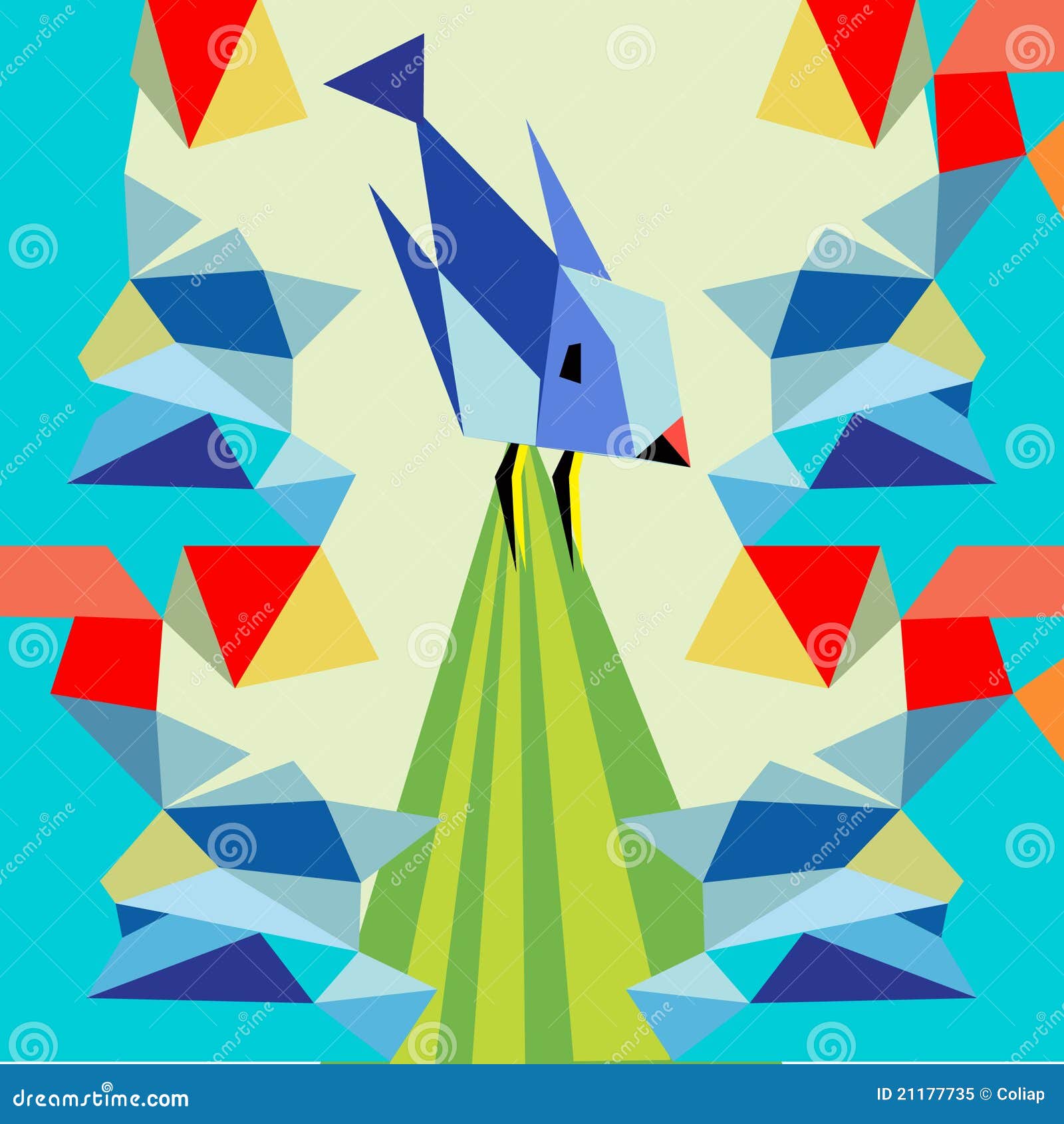 Abstract bird stock vector. Illustration of trend, flower - 21177735