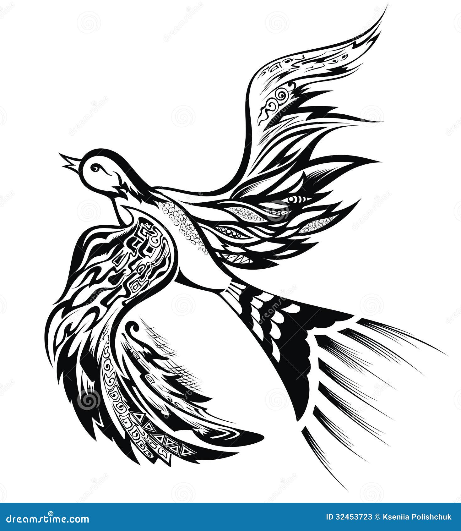 Abstract Bird Design