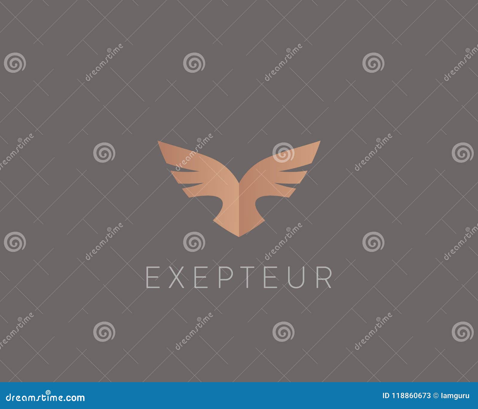 Abstract Bird Logo Design. Creative Eagle Symbol. Luxury Falcon Hawk ...