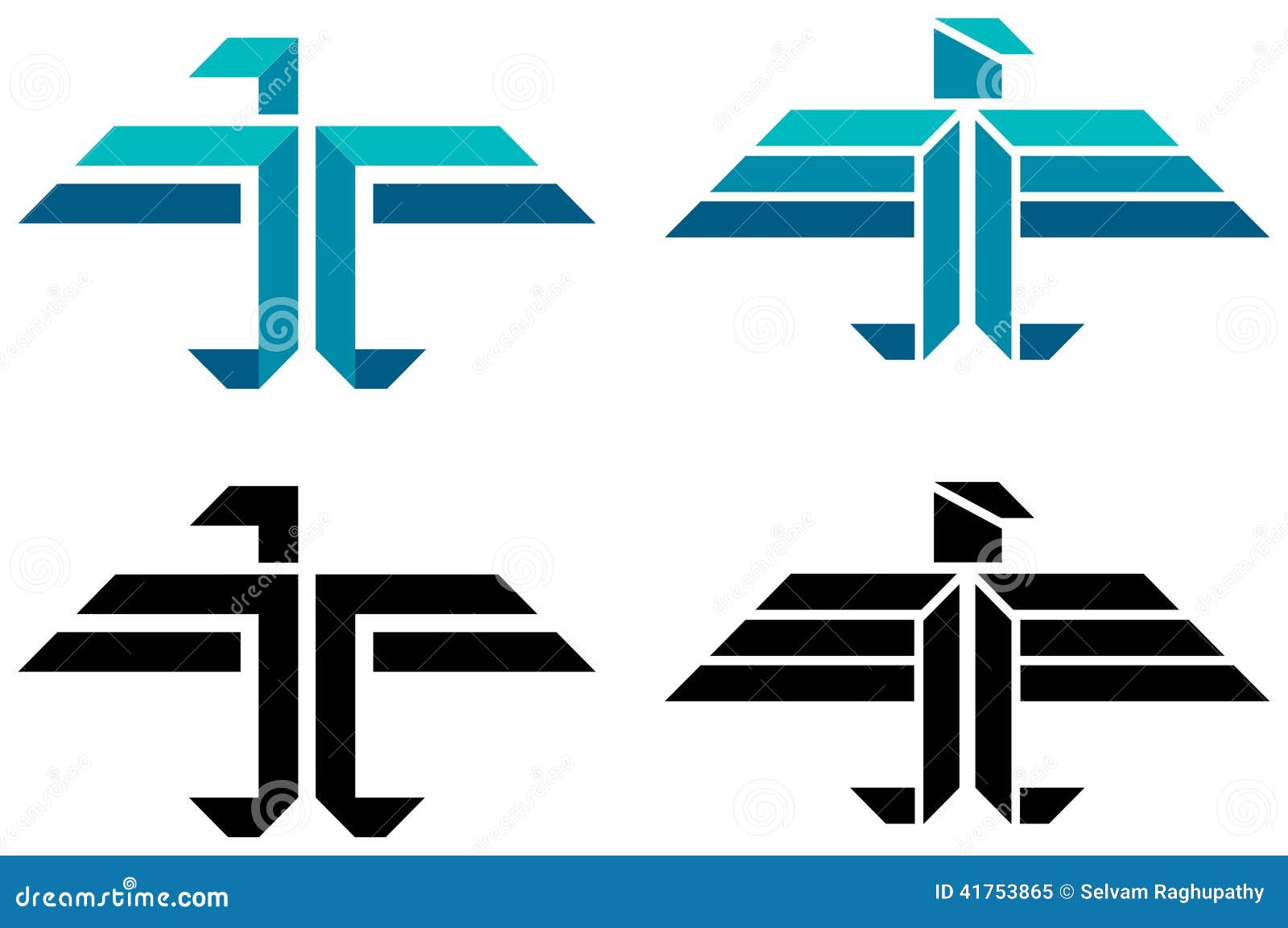 Abstract bird logo stock vector. Illustration of speed - 41753865