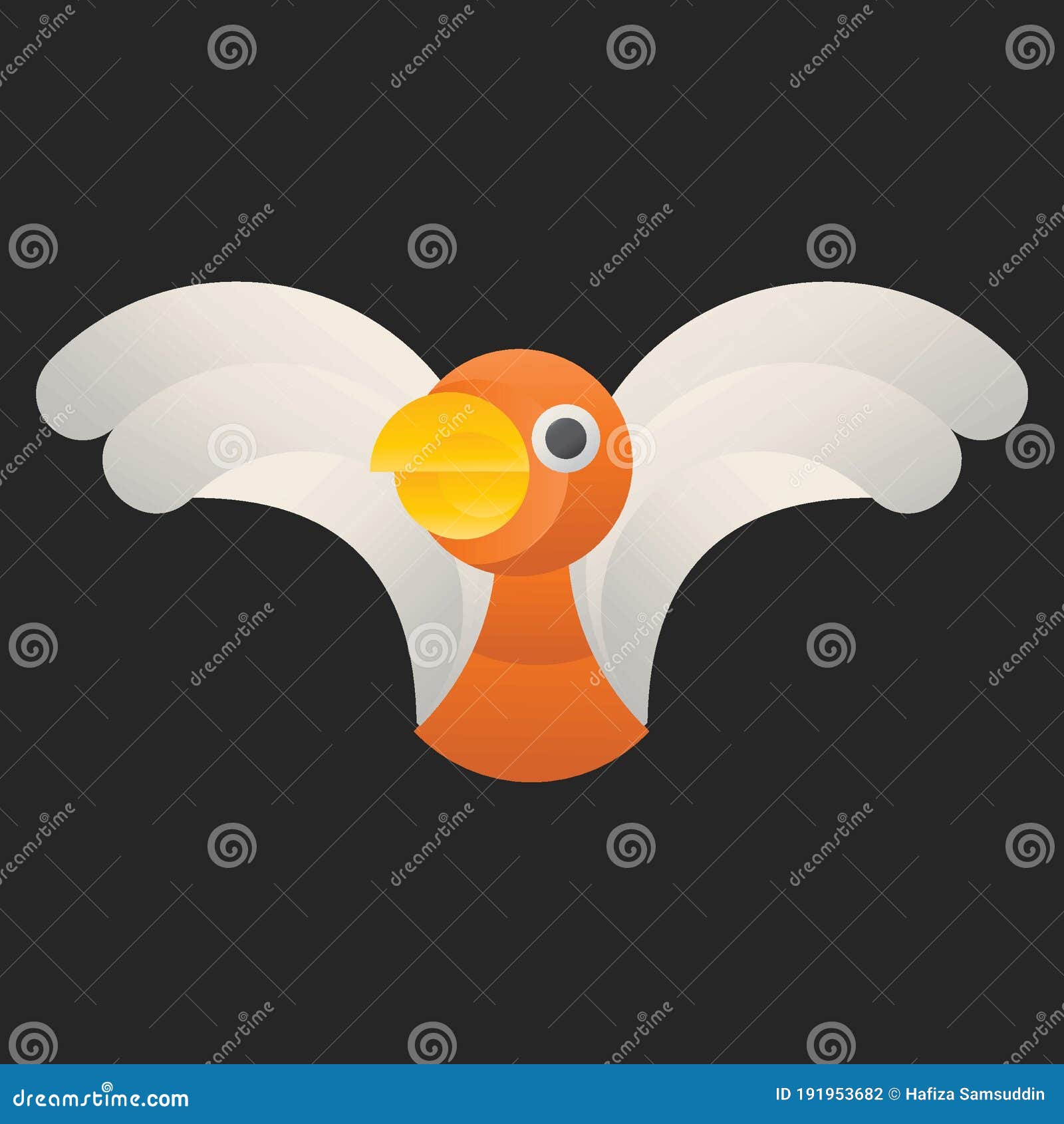 Abstract Bird. Vector Illustration Decorative Design Stock Vector ...