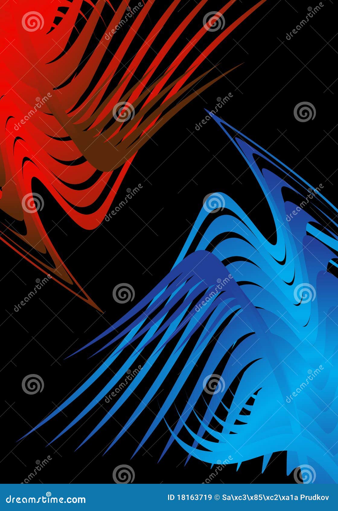 Abstract birds fighting stock illustration. Illustration of abstract ...