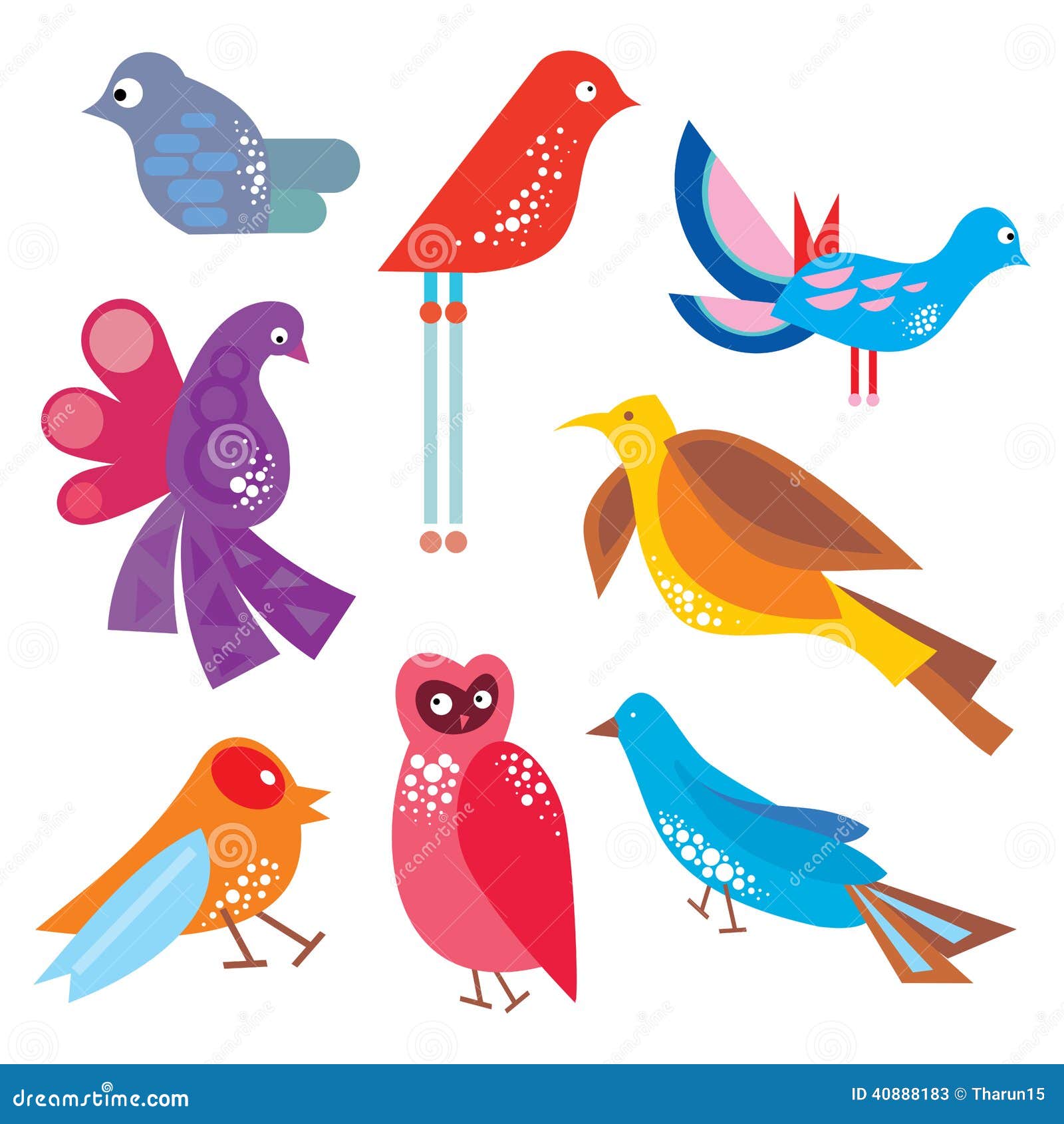 Abstract Birds stock illustration. Illustration of peace - 40888183