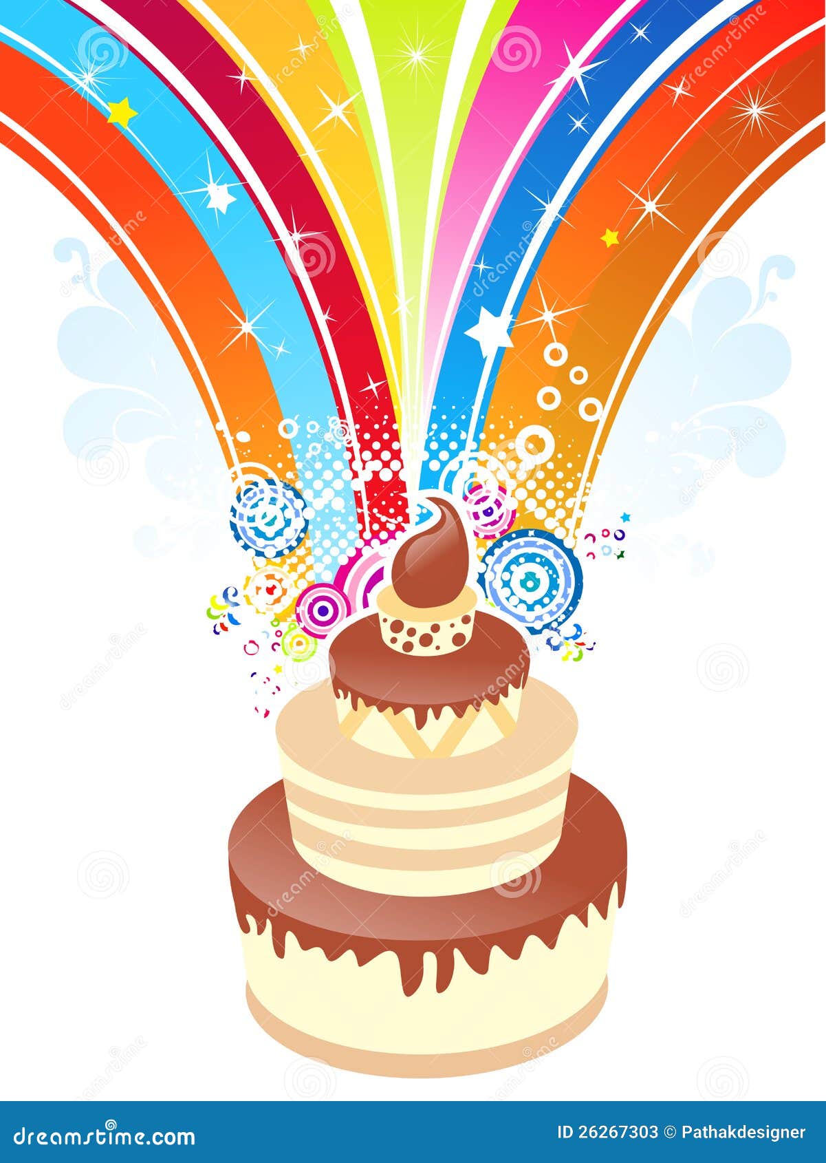 Abstract Birthday Background Stock Vector - Illustration of celebration ...
