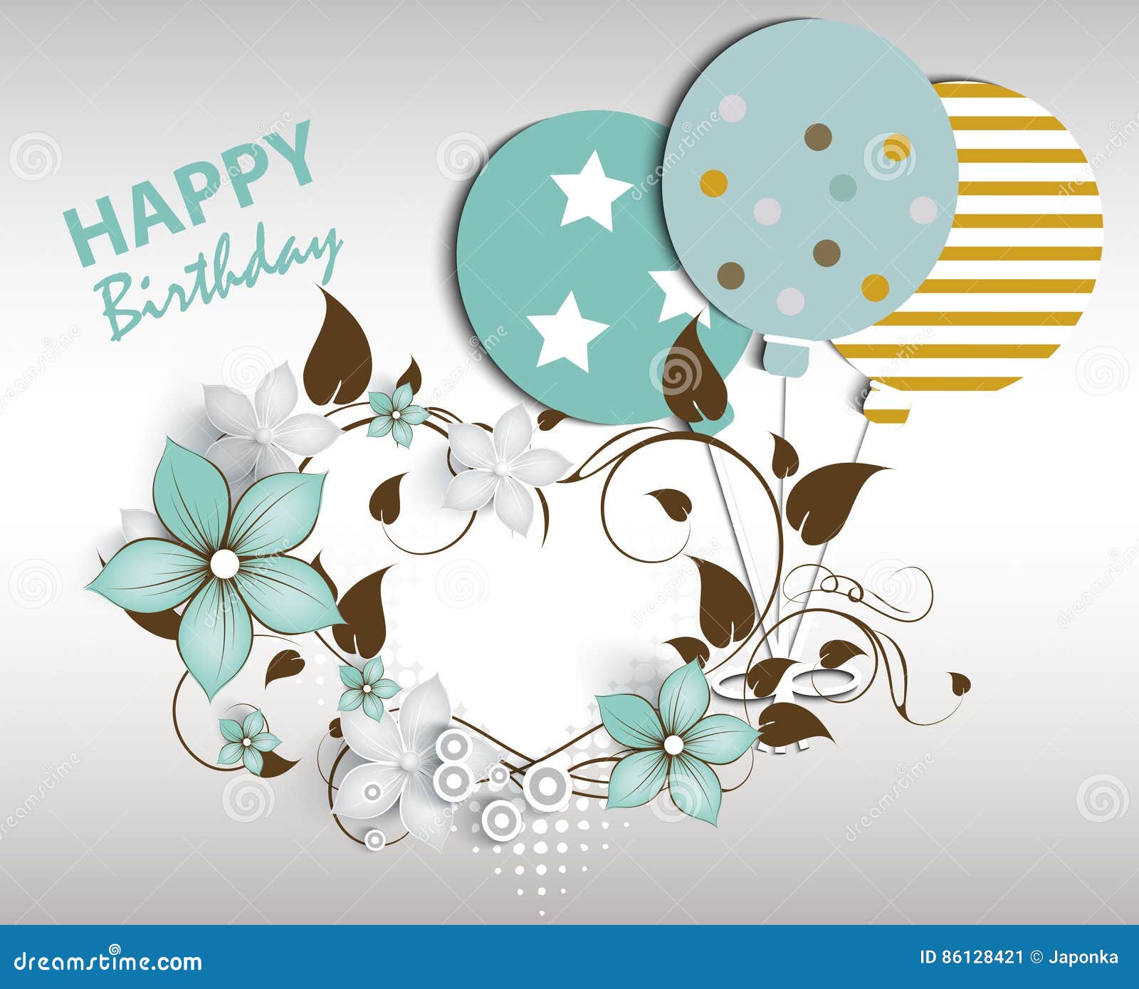 Abstract Birthday Card stock vector. Illustration of abstract - 86128421