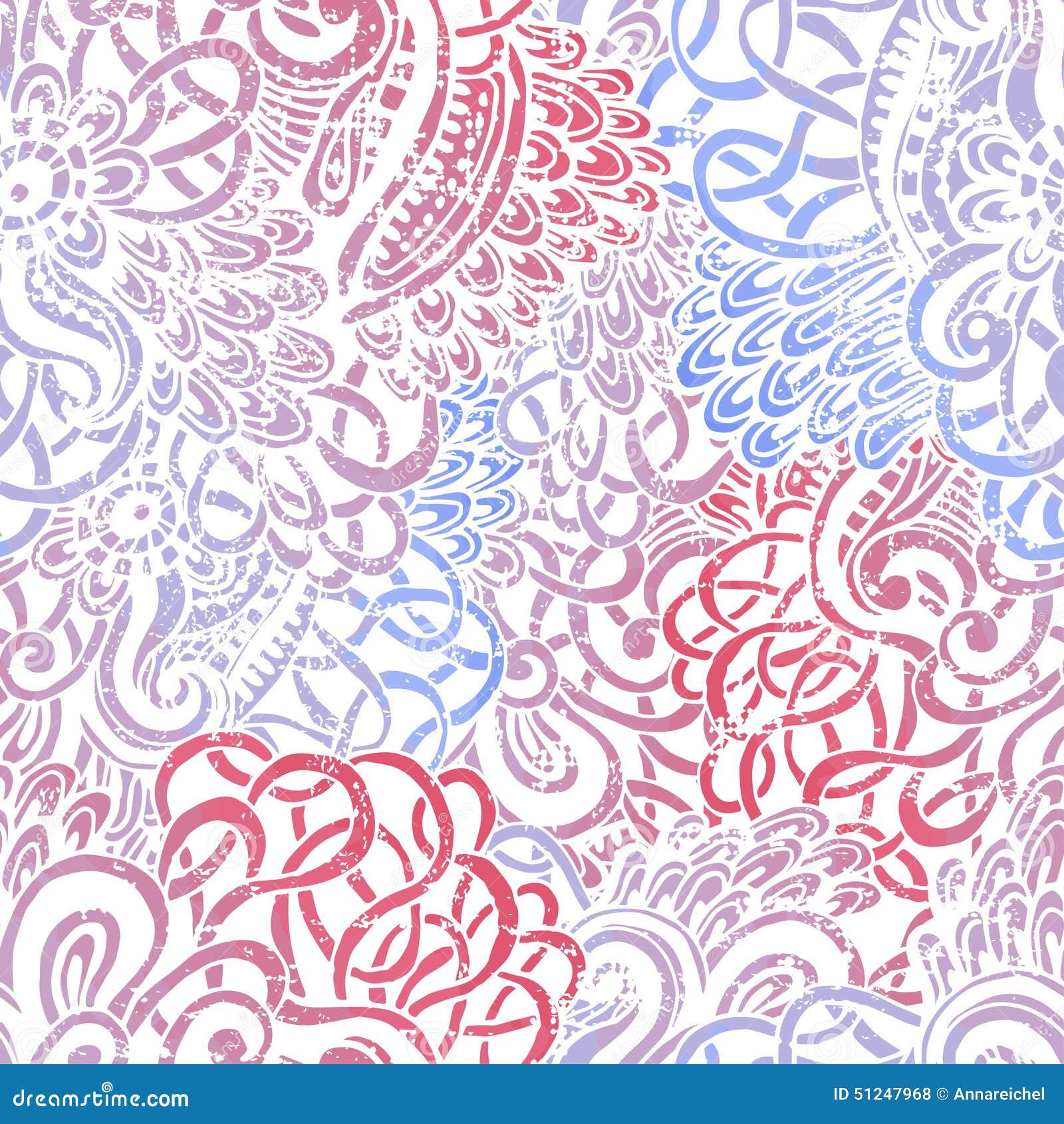 Abstract Bizarre Seamless Pattern Stock Vector - Illustration of poster ...