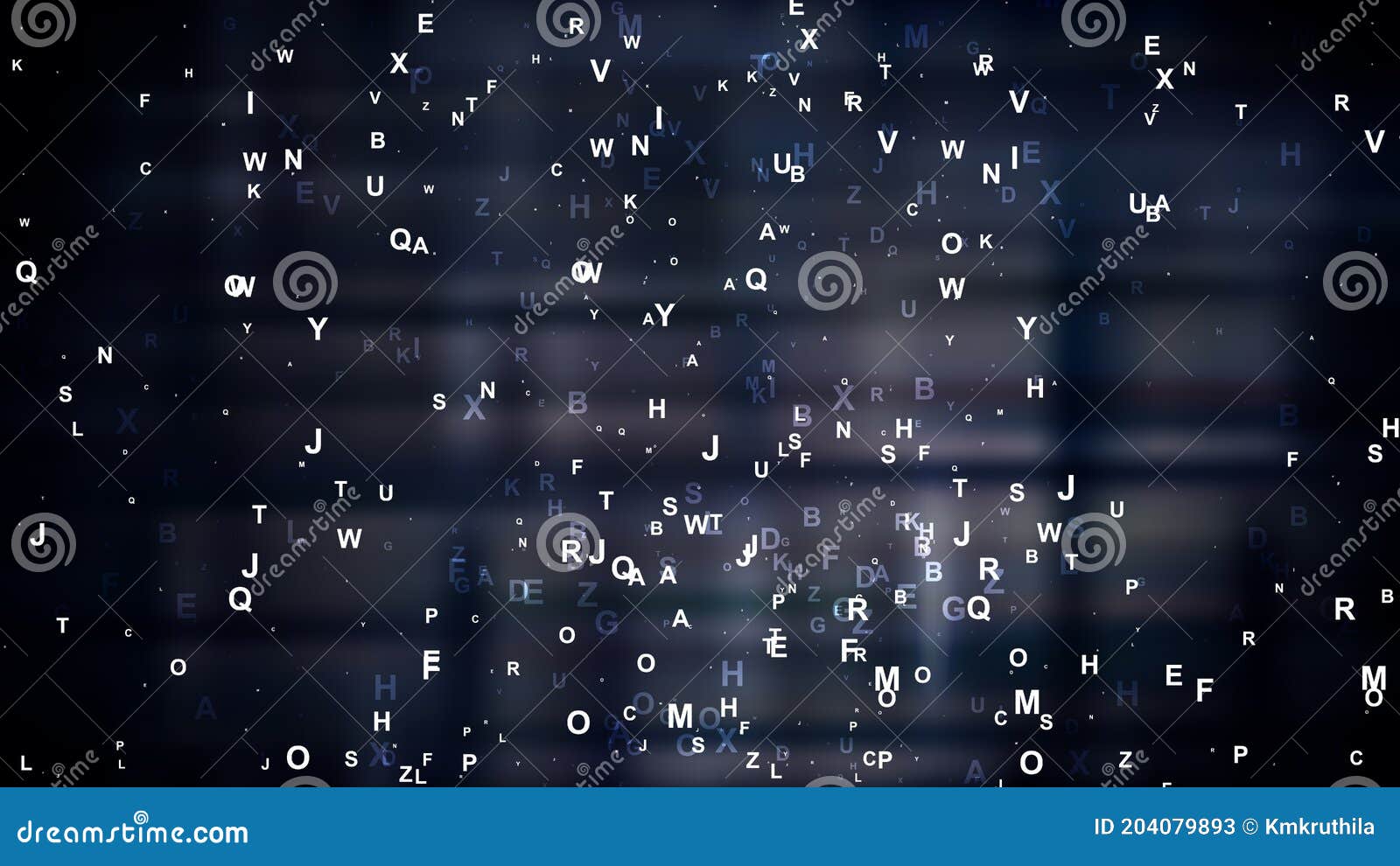 Abstract Black Alphabet Letters Background Vector Image Stock ...