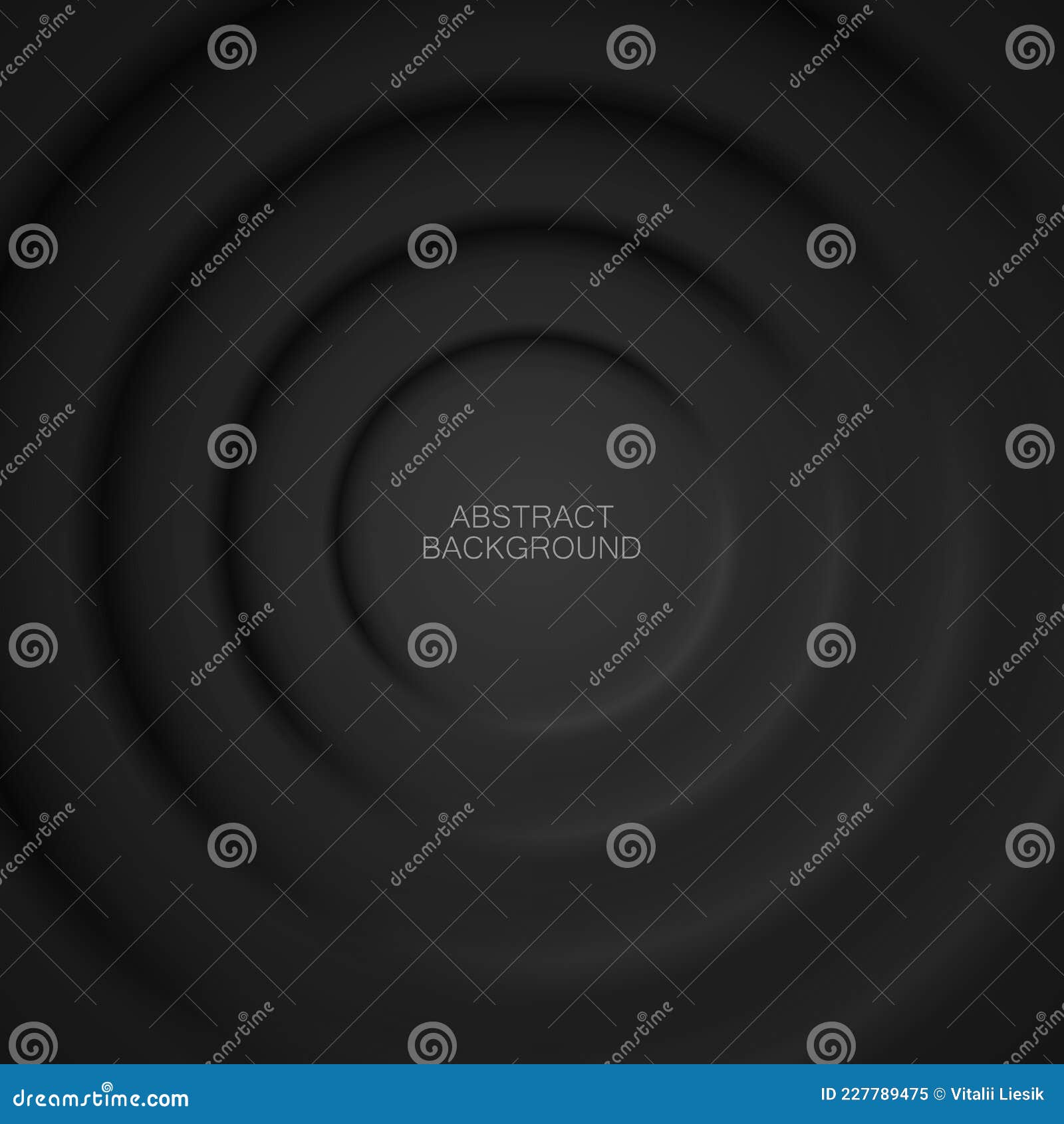 Abstract Black Background from Circles in Neomorphism Style. Stock ...