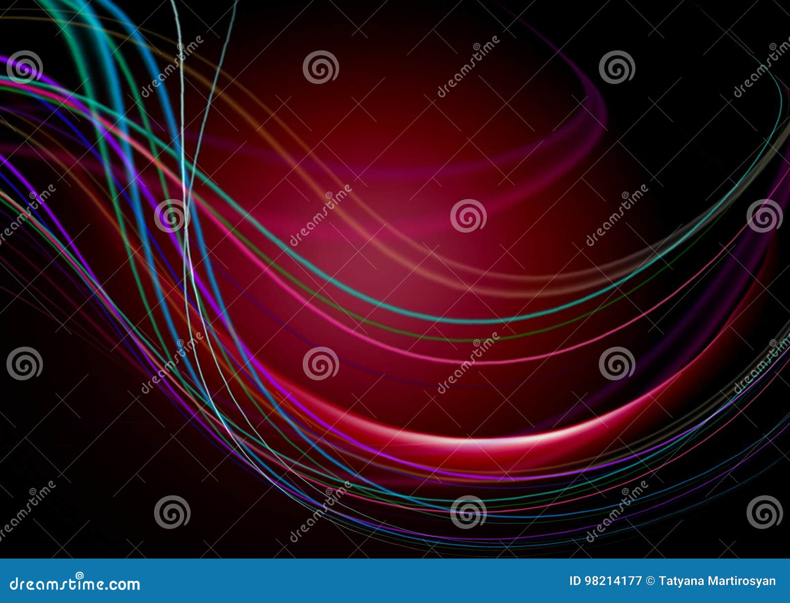 Colored Concave-convex Texture Of Smooth Lines And Rounded Shapes ...