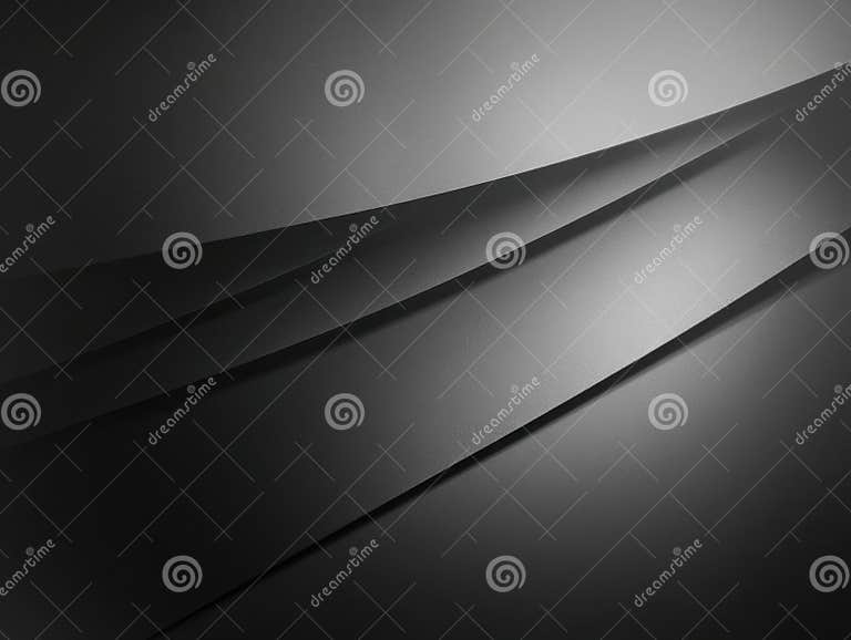 Abstract Black Background with Curved Lines and Subtle Texture Stock ...