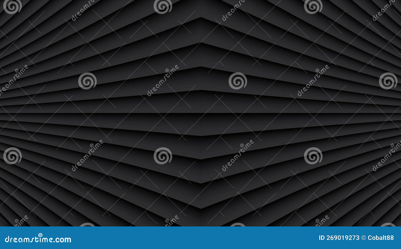 Abstract Black Background with 3d Lines Pattern, Architecture Minimal ...