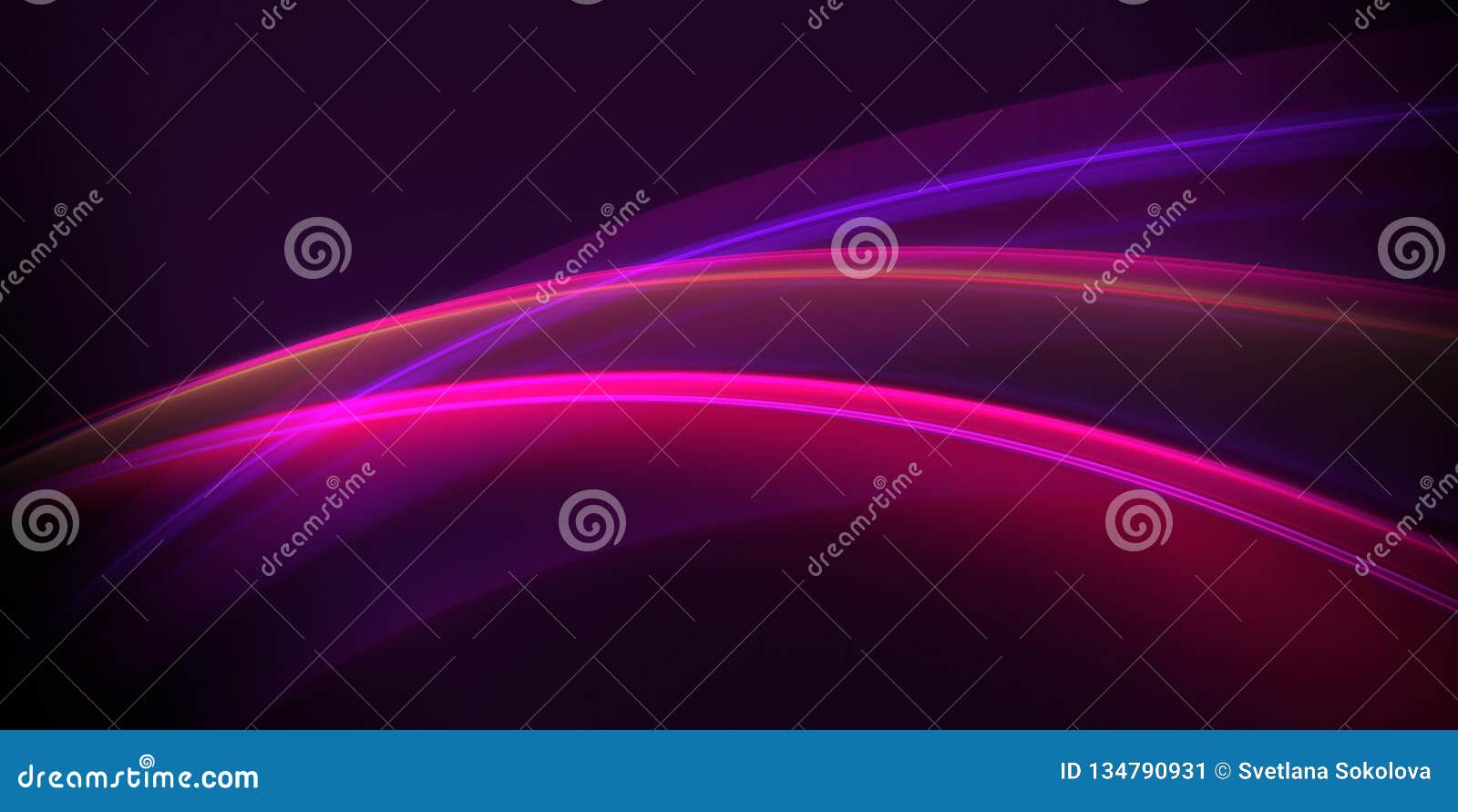 Abstract Bright Light Purple Rays on a Black Background Stock ...