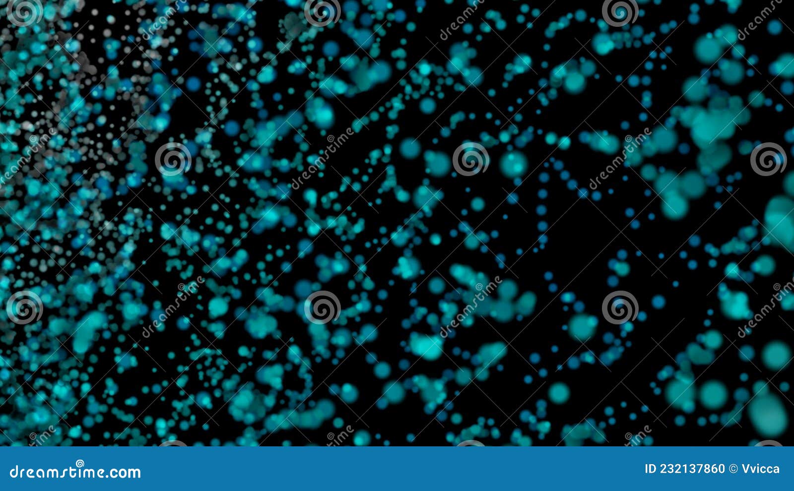 Abstract Black Background with Glowing Particles Stock Illustration ...