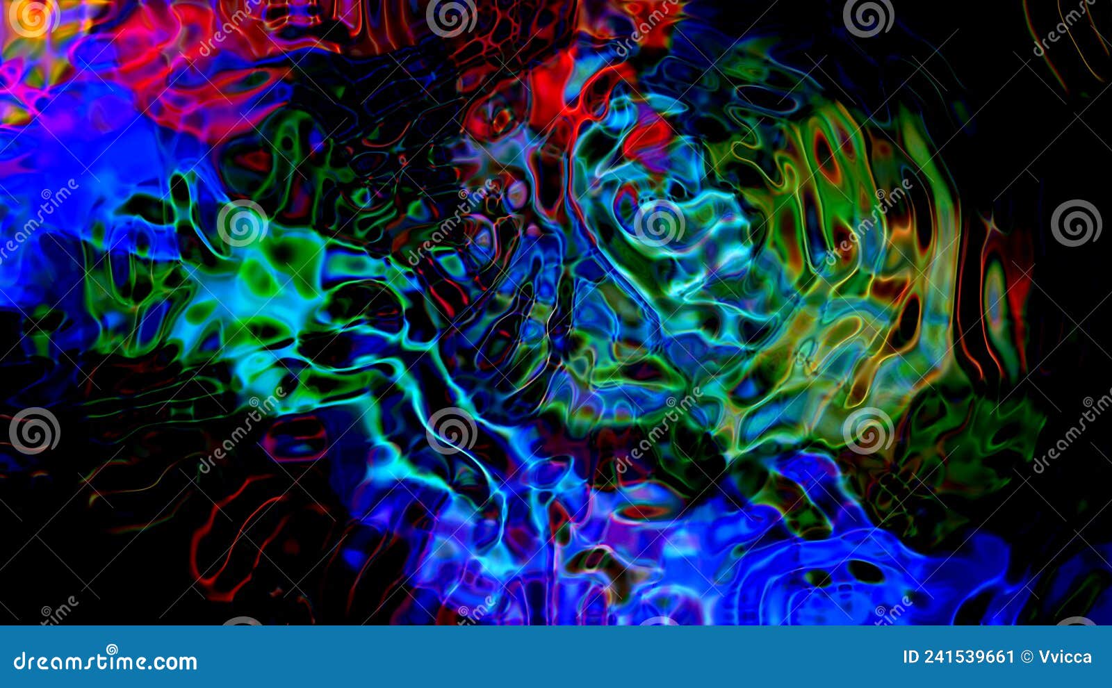 Abstract Black Background with Glowing Shapes Stock Illustration ...