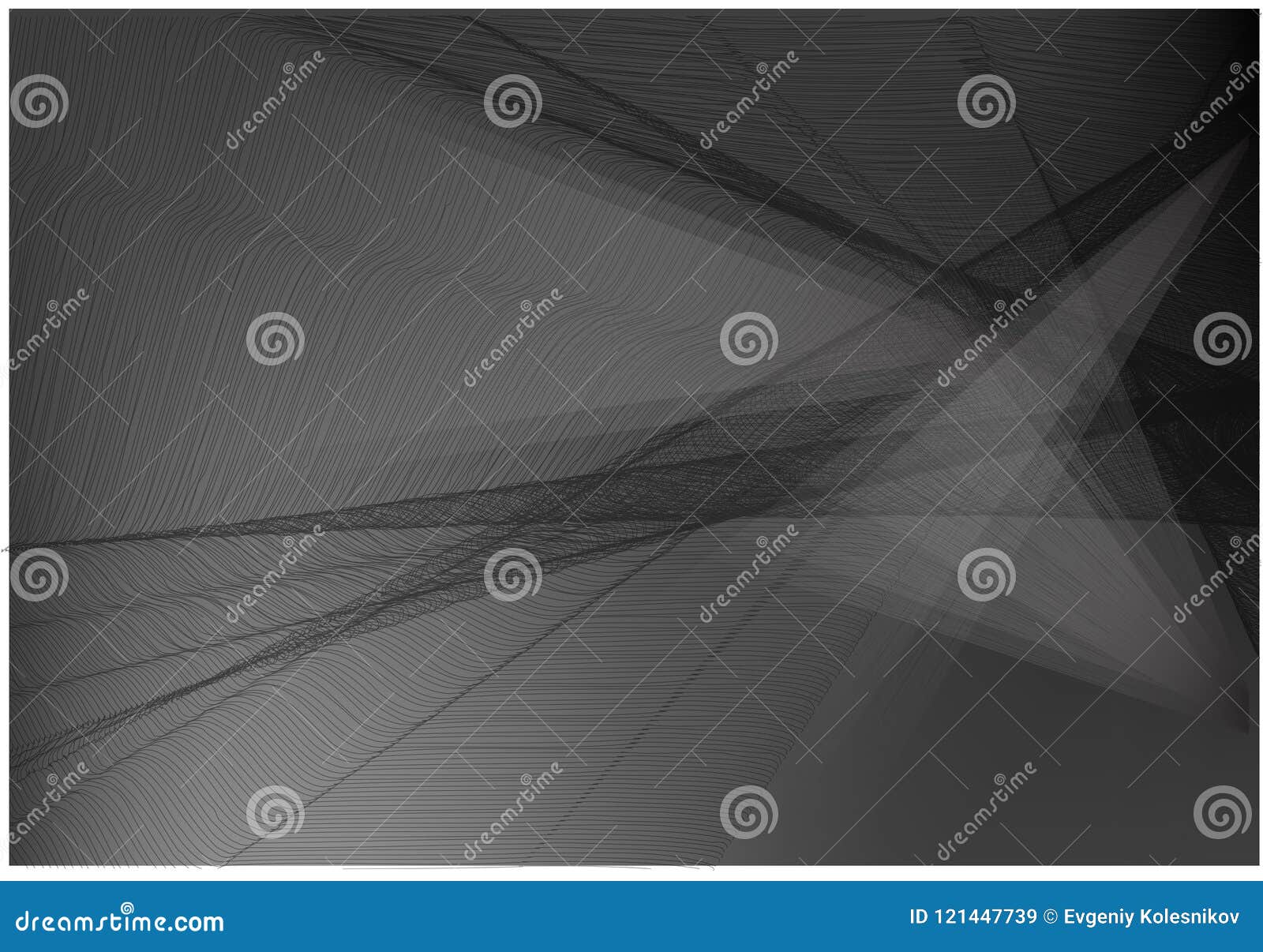 Abstract Black Background Linear Graphic Stock Vector - Illustration of ...