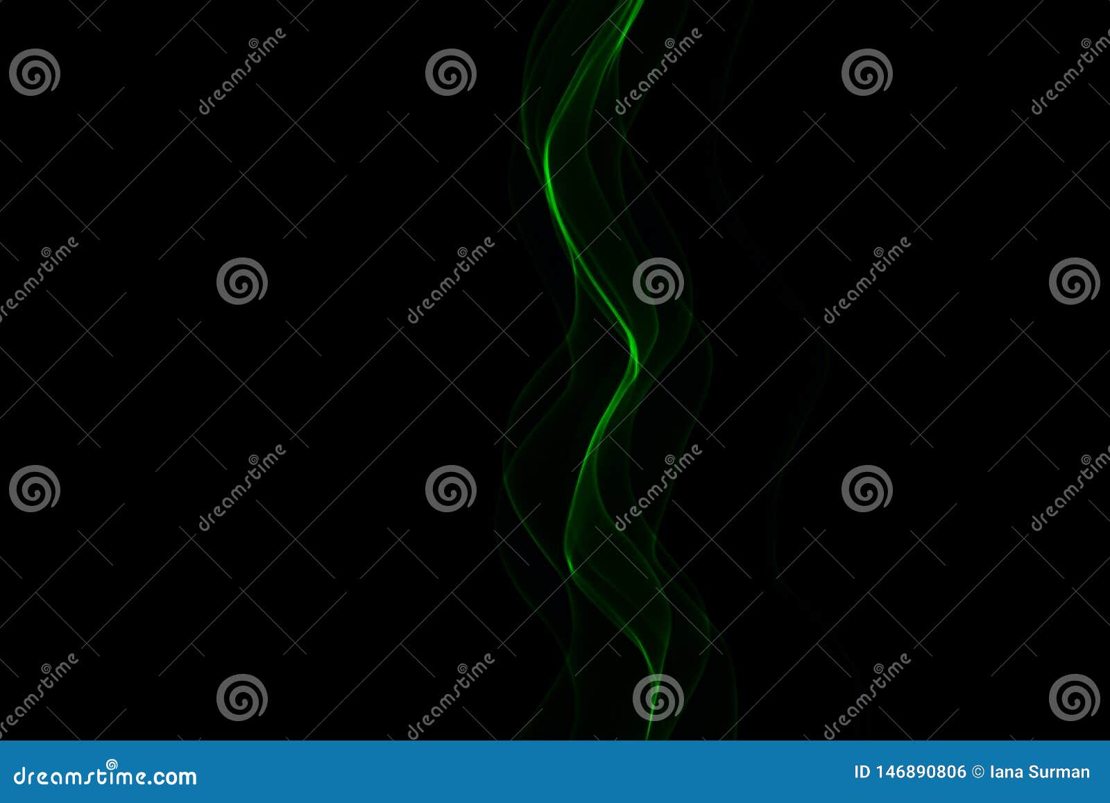 Green neon lines. stock photo. Image of magic, bright - 146890806