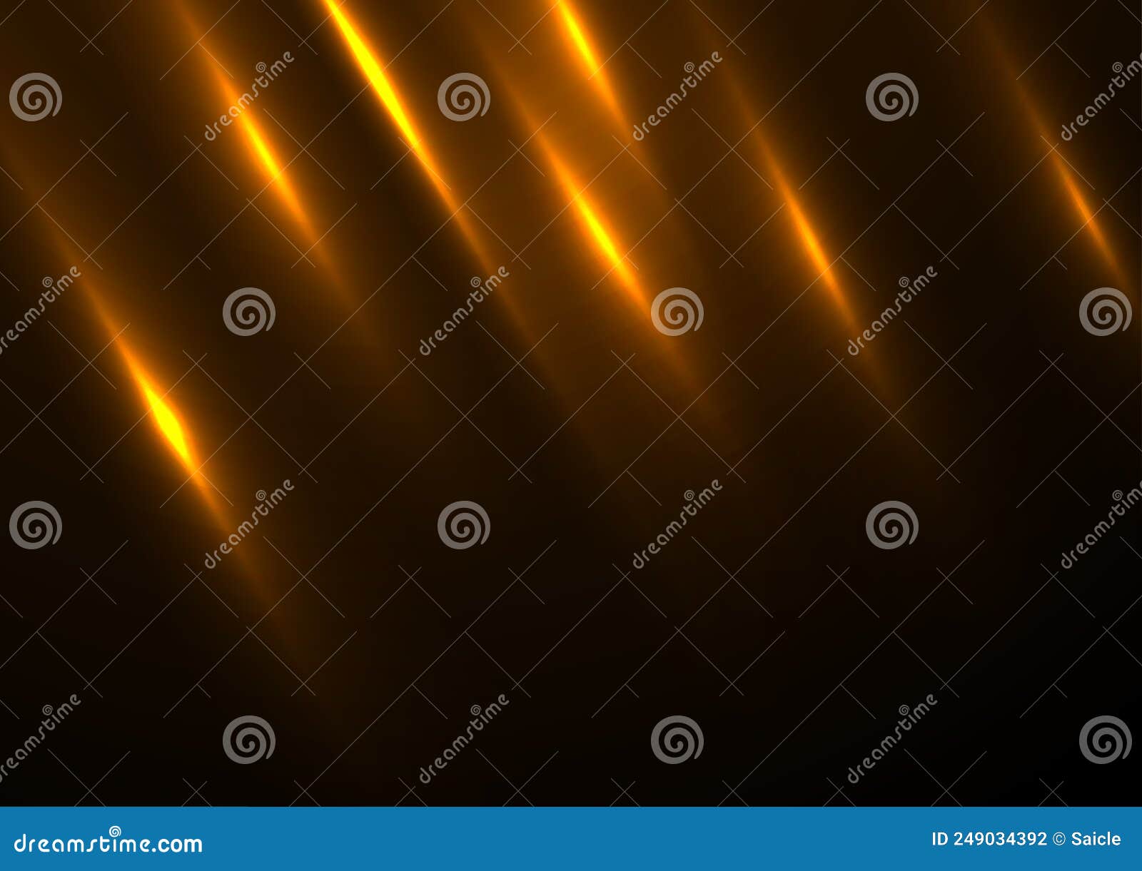 Abstract Black Background with Orange Neon Glowing Stripes Stock Vector ...