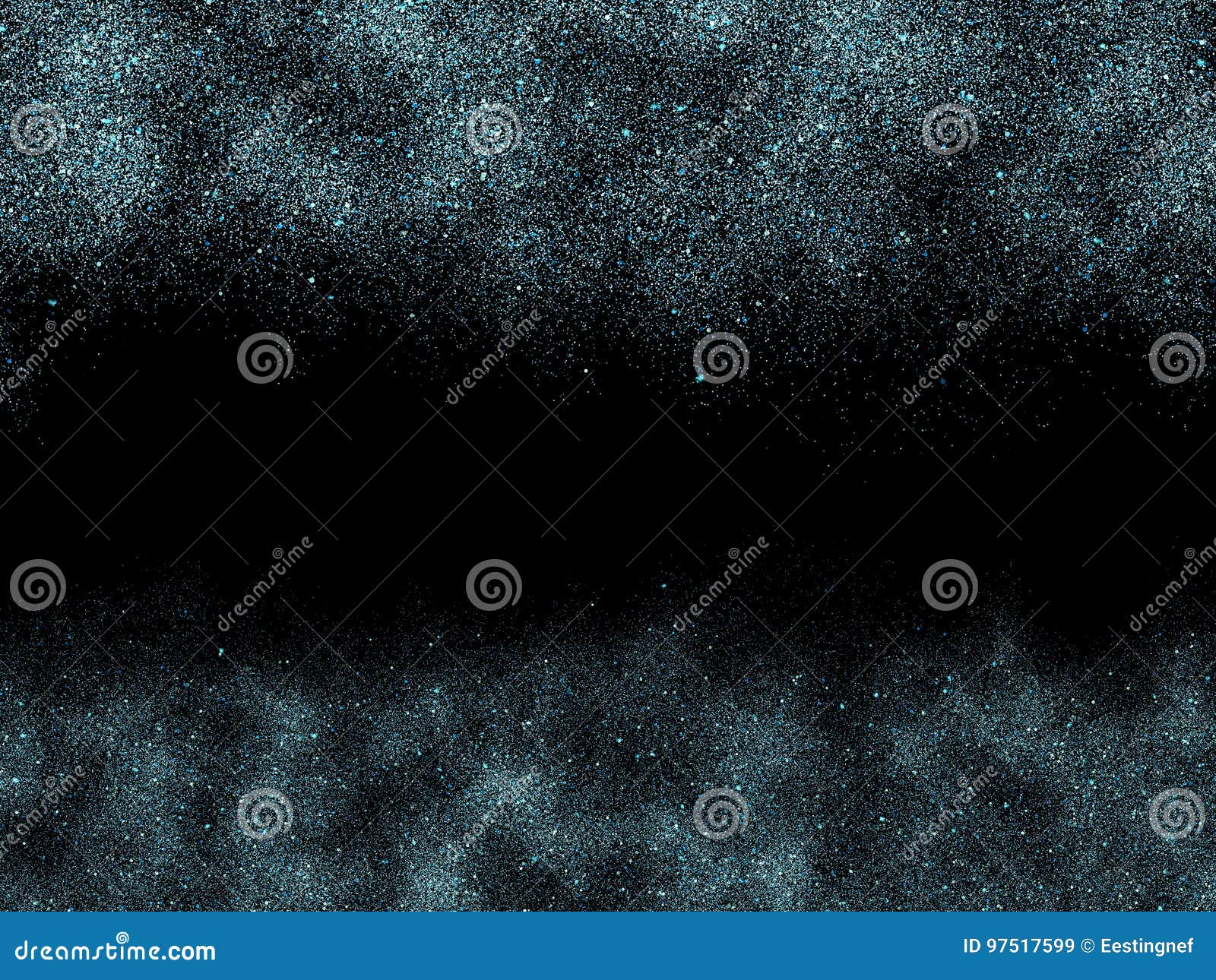 Abstract Black Background with Particles. Digital Colorful Illus Stock ...