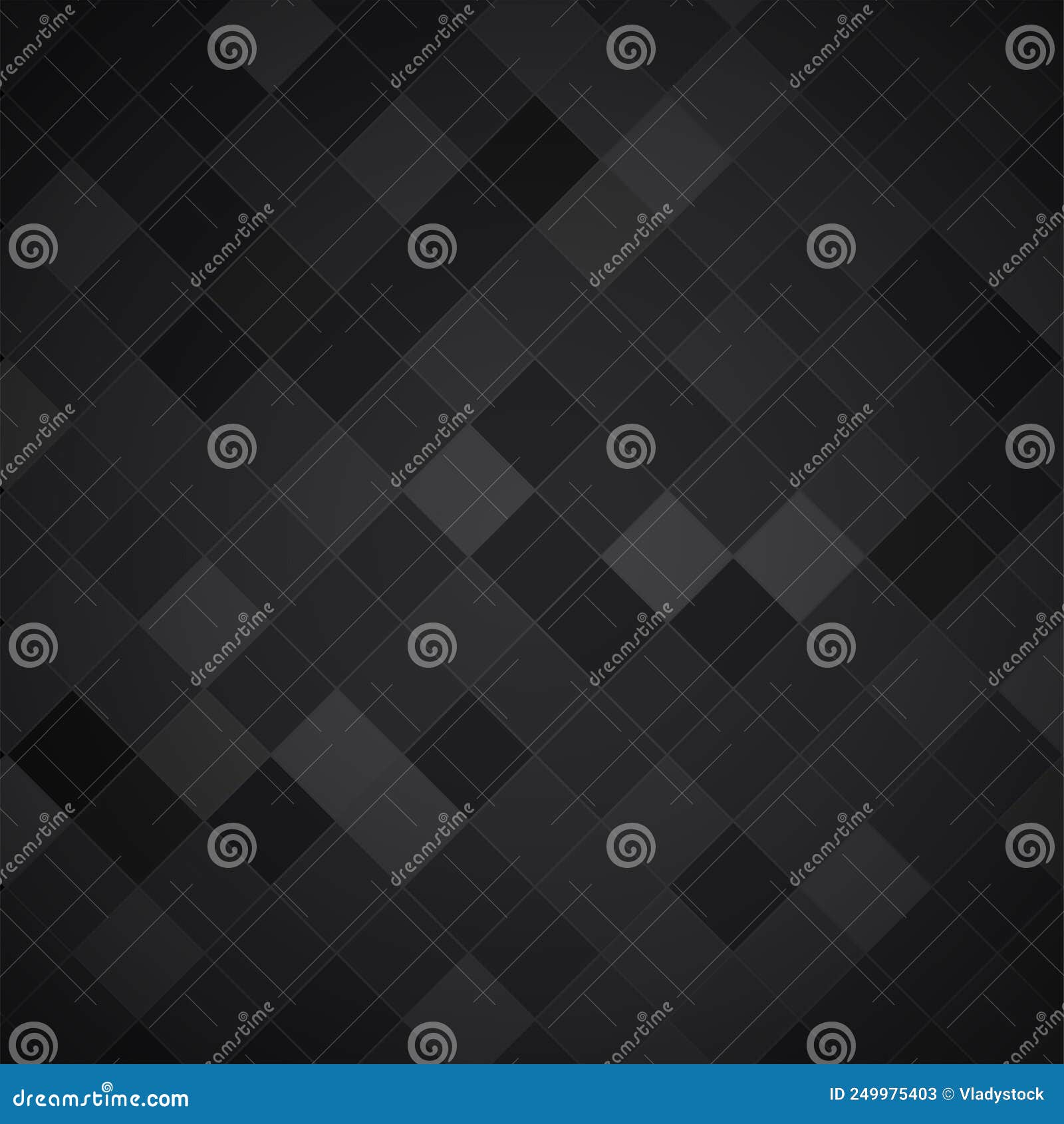 Abstract Black Background with Squares Stock Vector - Illustration of ...