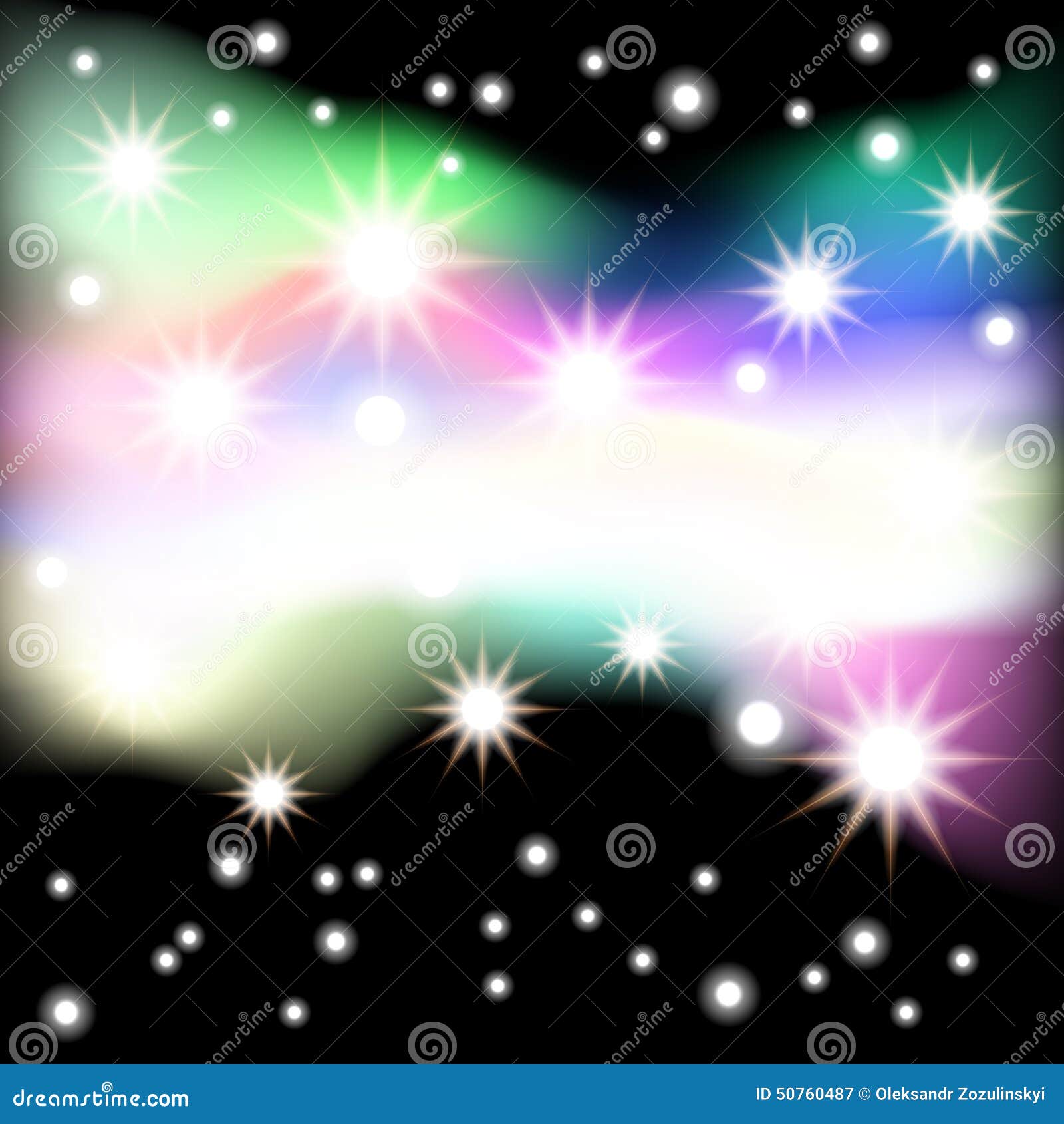 Abstract Black Background with Stars. Vector Stock Vector ...