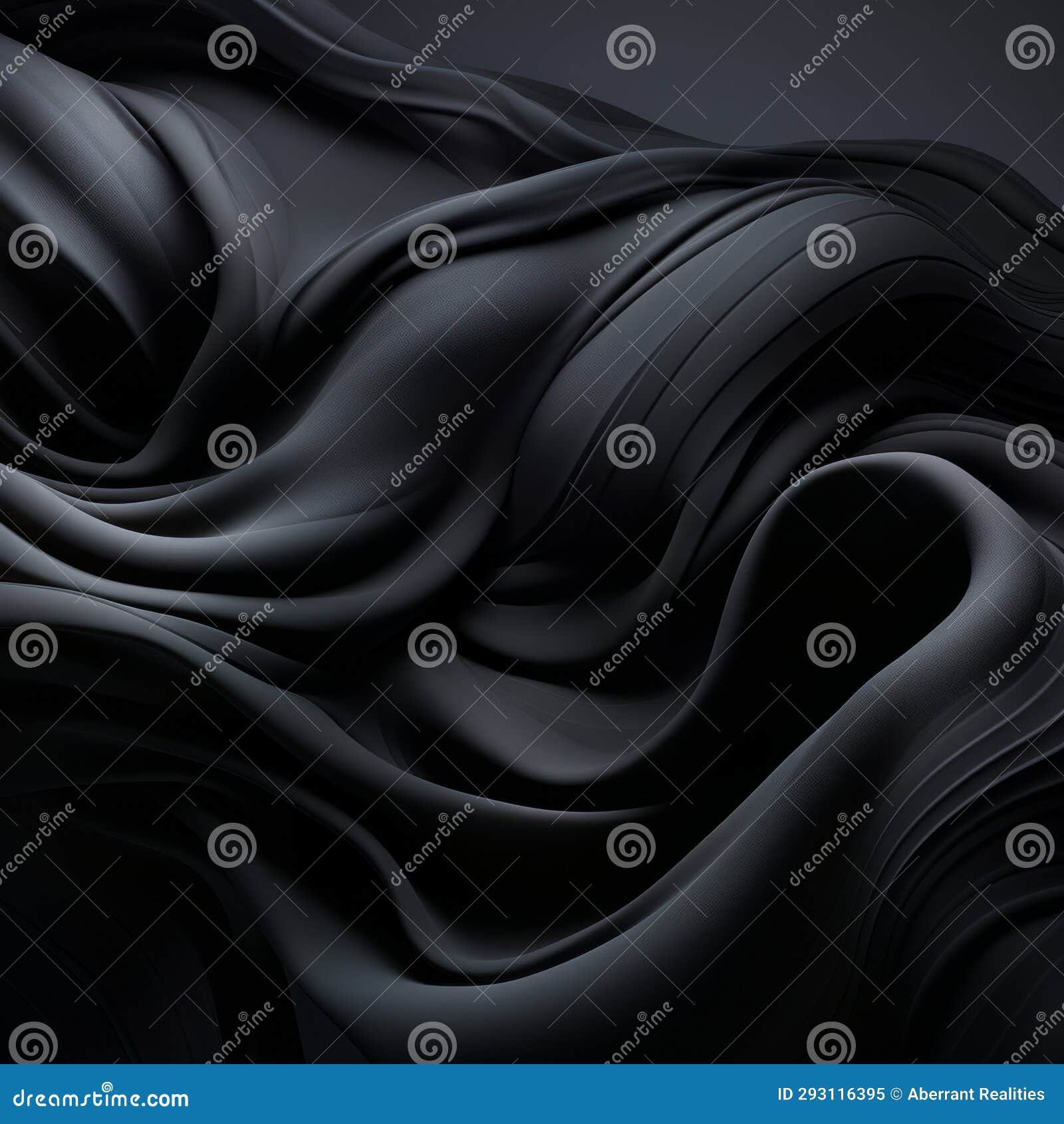 An Abstract Black Background with Wavy Lines Stock Illustration ...