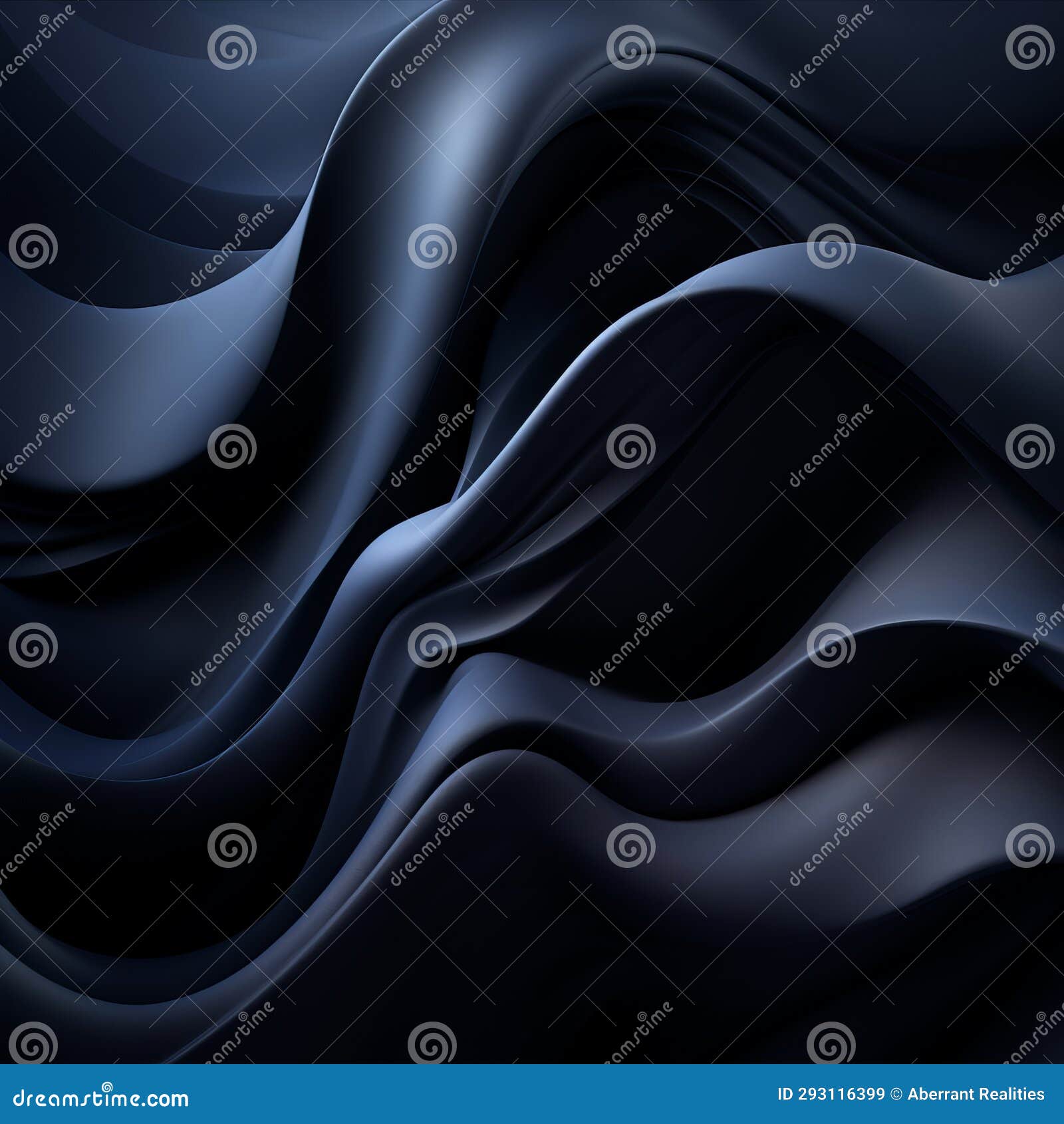 An Abstract Black Background with Wavy Lines Stock Illustration ...